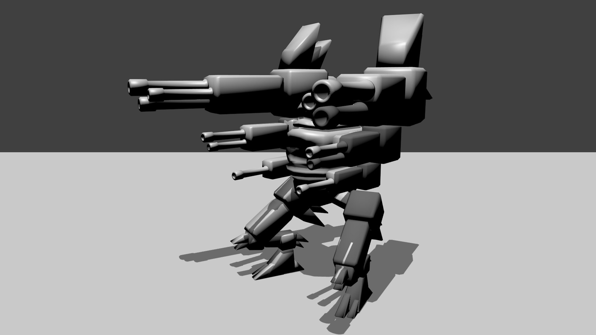 3D High Poly Mech - TurboSquid 1831853