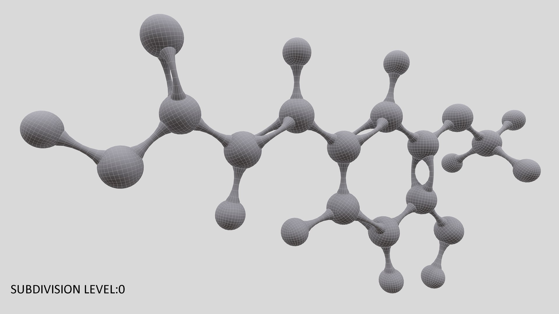3D Ferulic Acid Molecule With PBR 4K 8K - TurboSquid 1943794