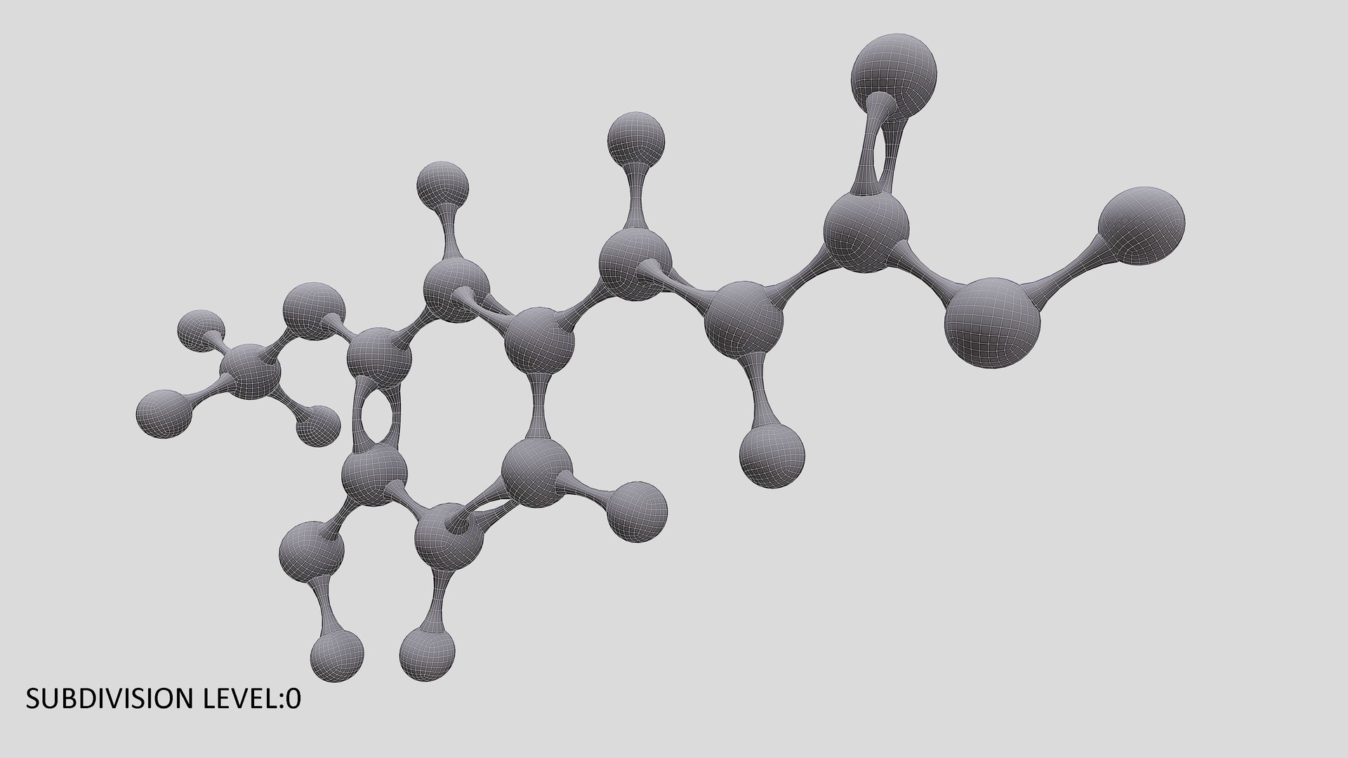 3D Ferulic Acid Molecule With PBR 4K 8K - TurboSquid 1943794