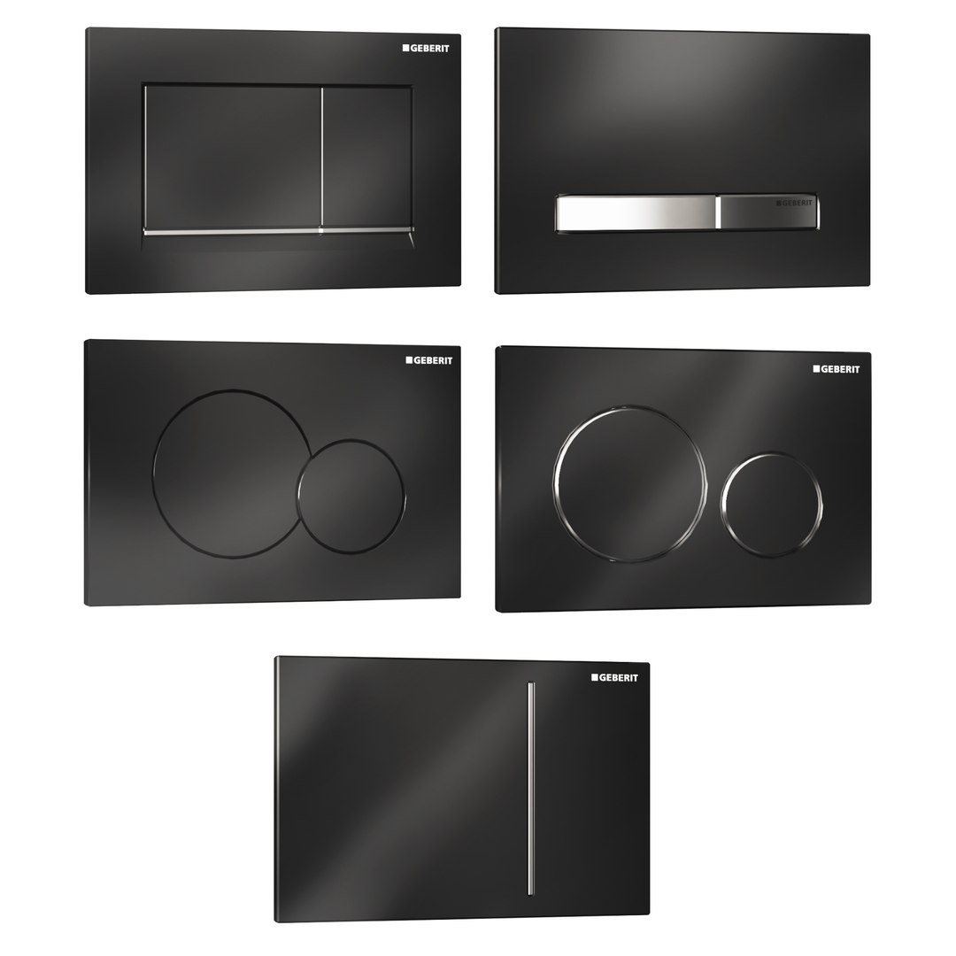 3D Model Buttons Geberit Sigma - TurboSquid 1547269