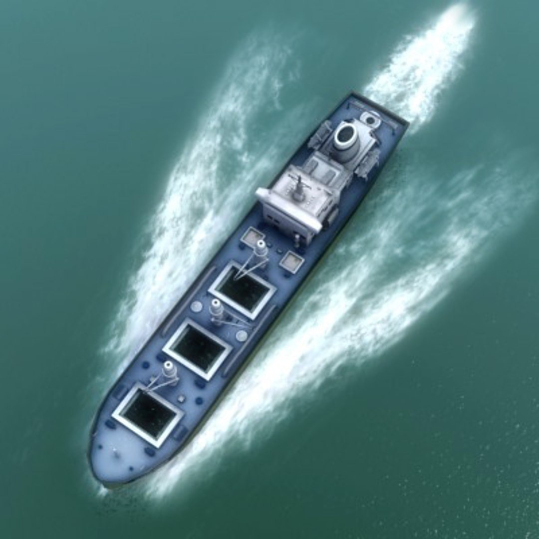 3d Cargo Transport Ship Model