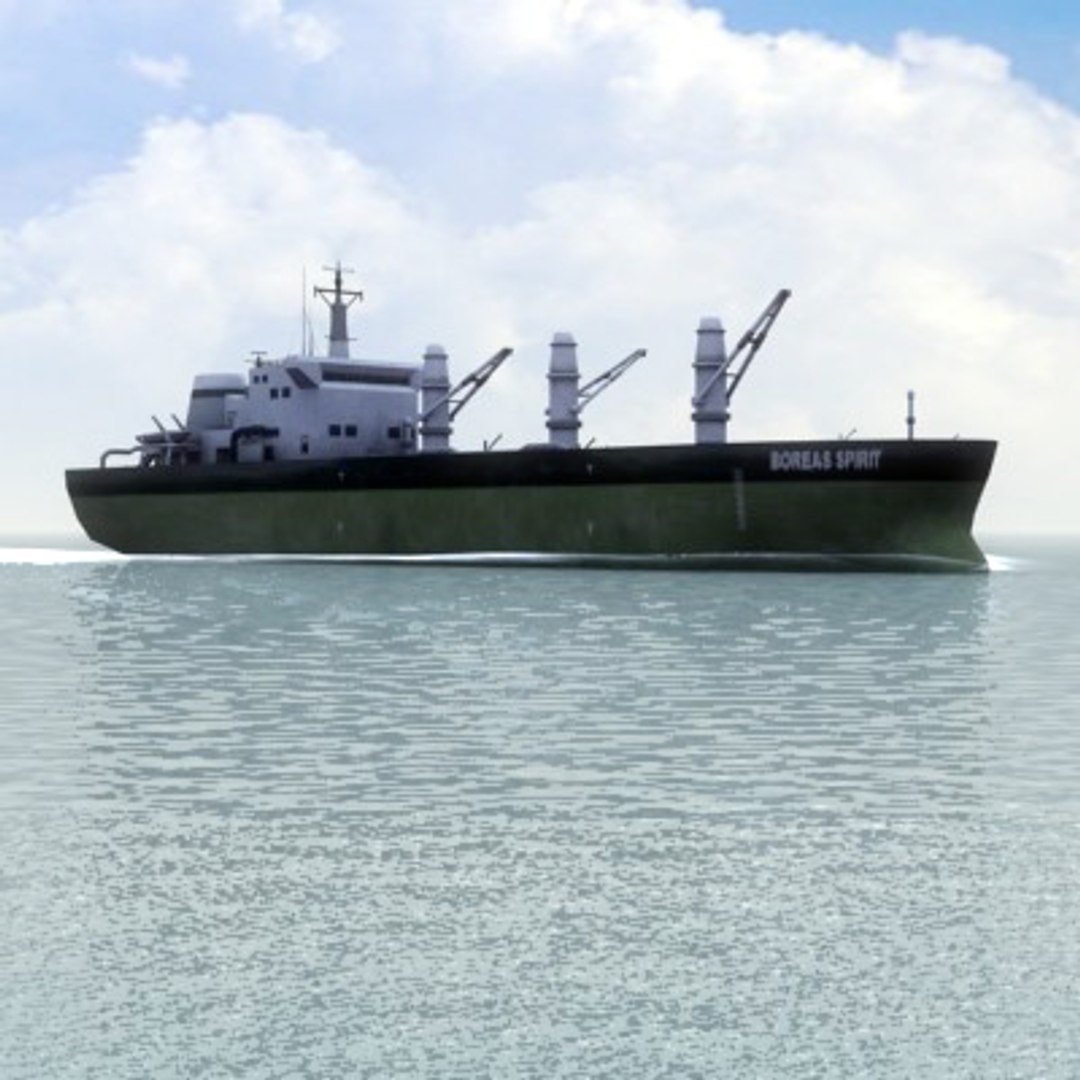 3d Cargo Transport Ship Model