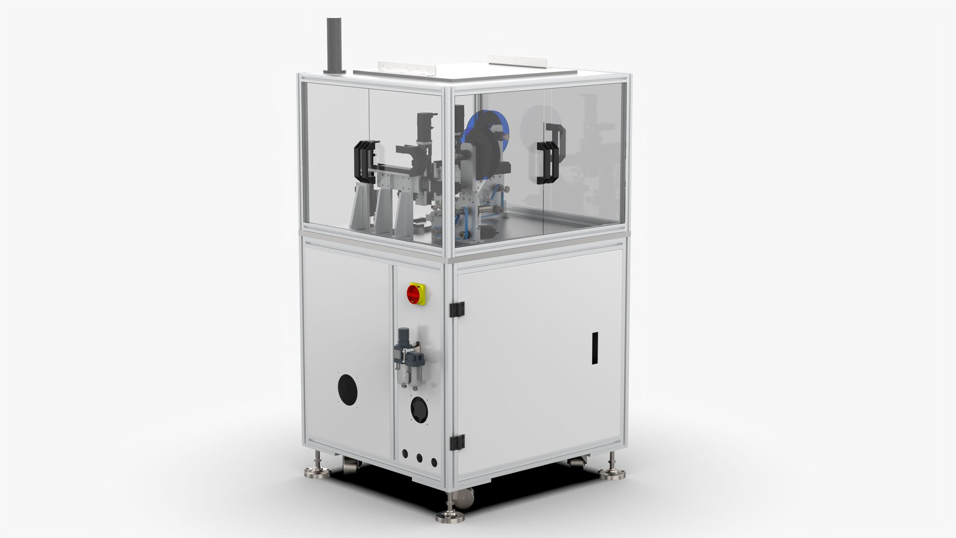 Automatic Label Laminating Machine 3D Model - TurboSquid 2020615