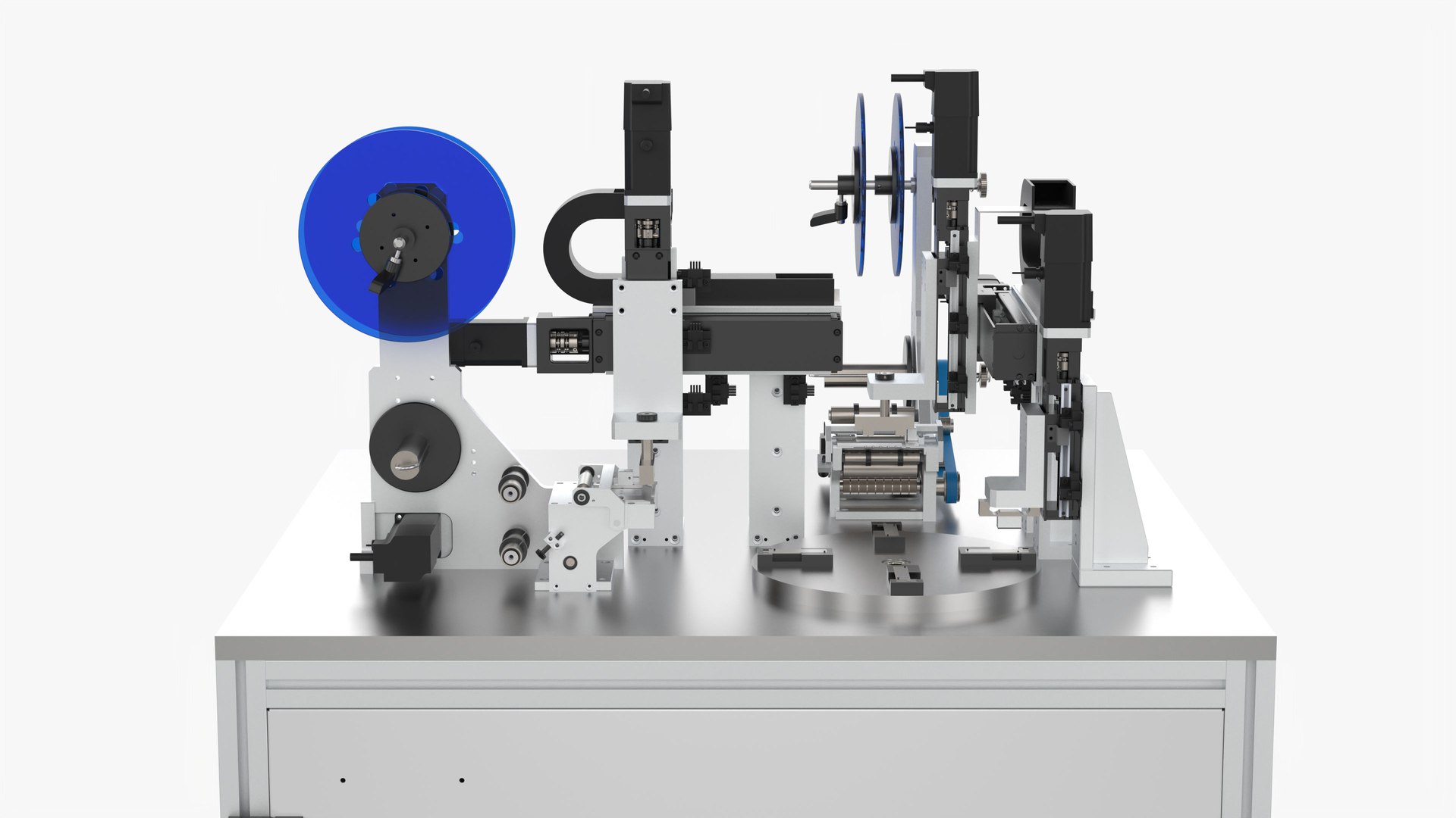 Automatic Label Laminating Machine 3D Model - TurboSquid 2020615