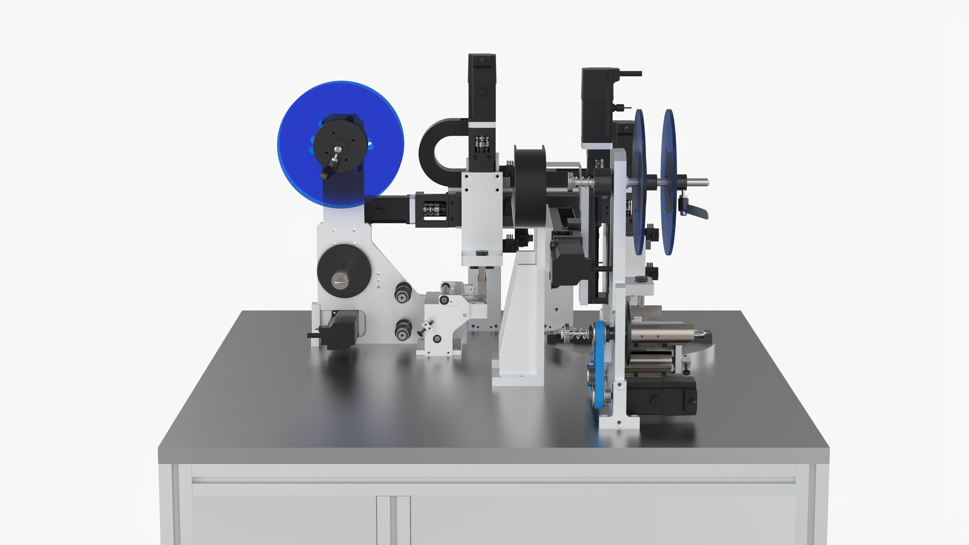 Automatic Label Laminating Machine 3D Model - TurboSquid 2020615