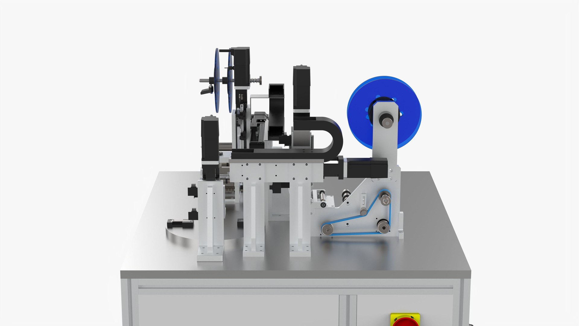 Automatic Label Laminating Machine 3D Model - TurboSquid 2020615