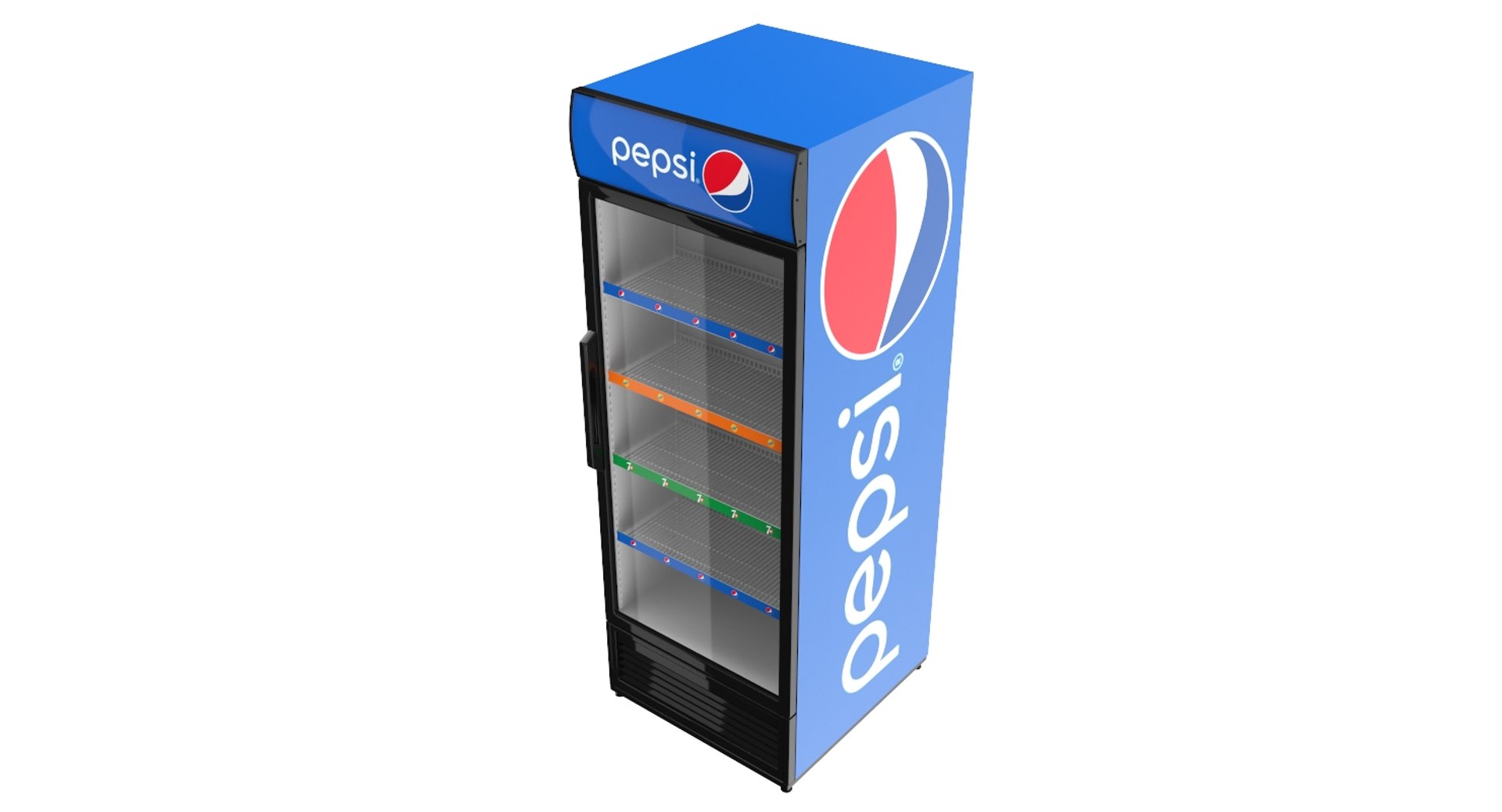 Pepsi display refrigerator 3D - TurboSquid 1309802