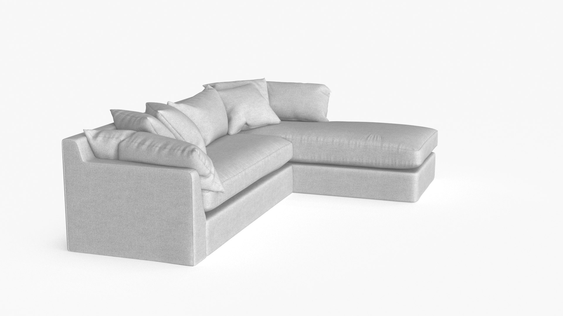 3D Sectional Sofa 2 Color - TurboSquid 2267953