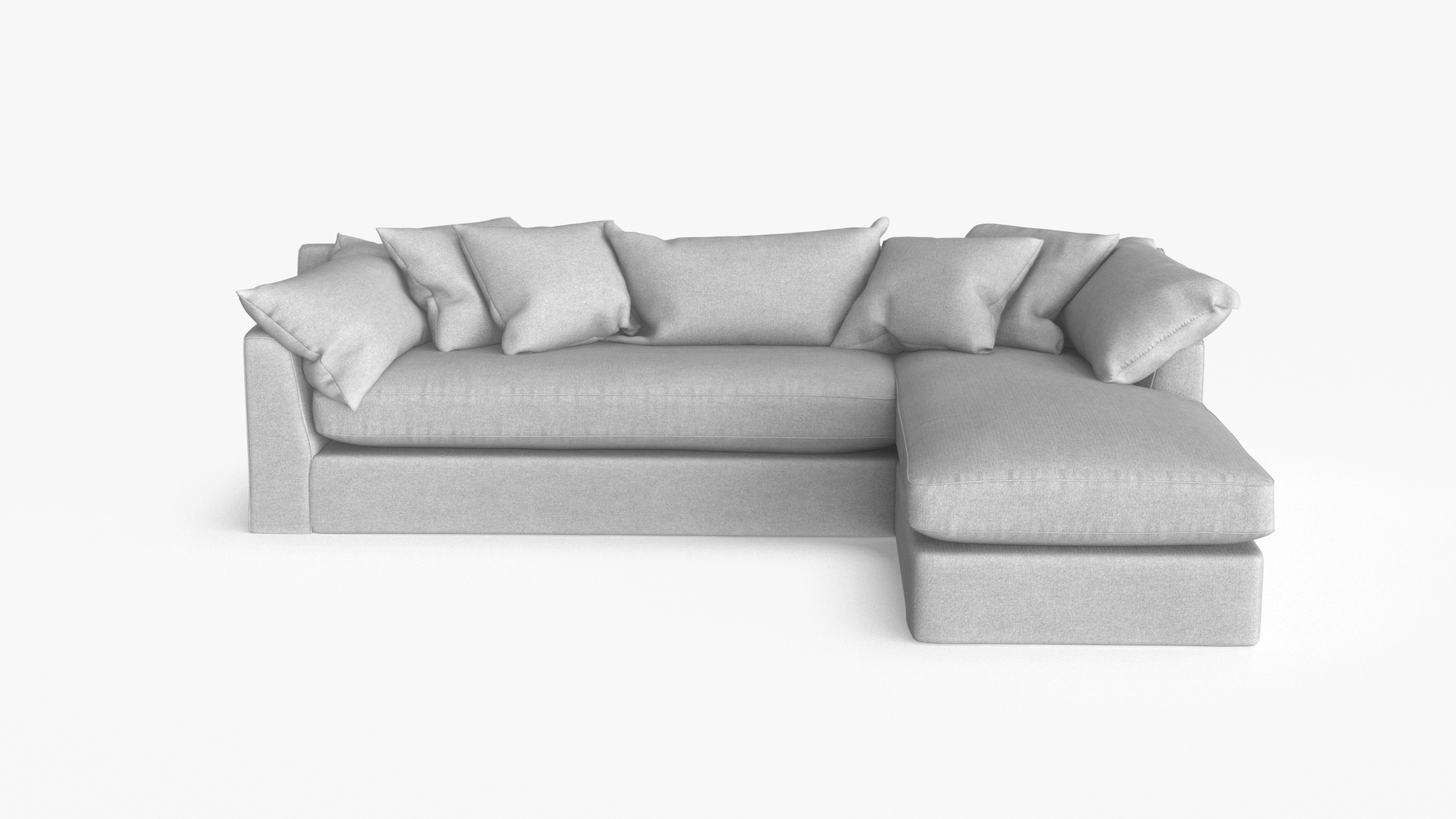 3D Sectional Sofa 2 Color - TurboSquid 2267953
