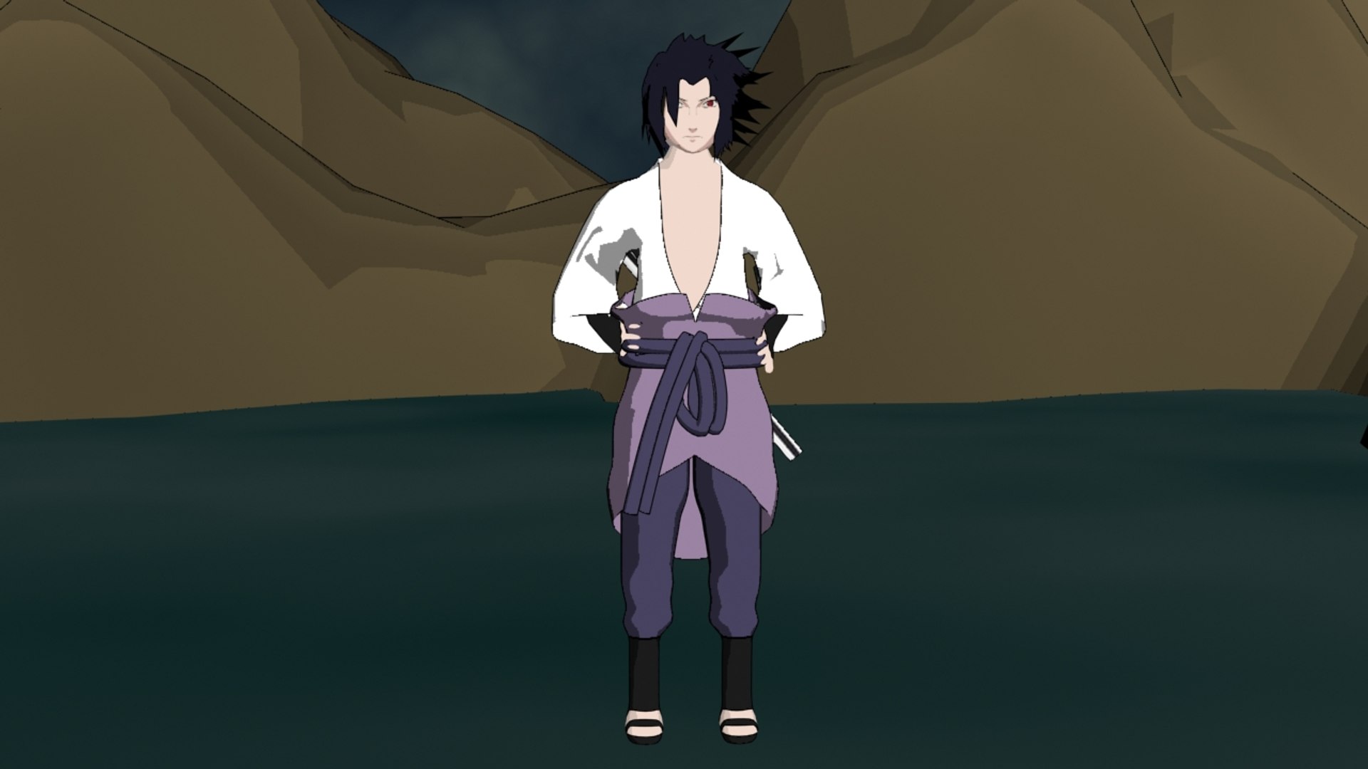 Sasuke Anime Naruto Shippuden 3d Max