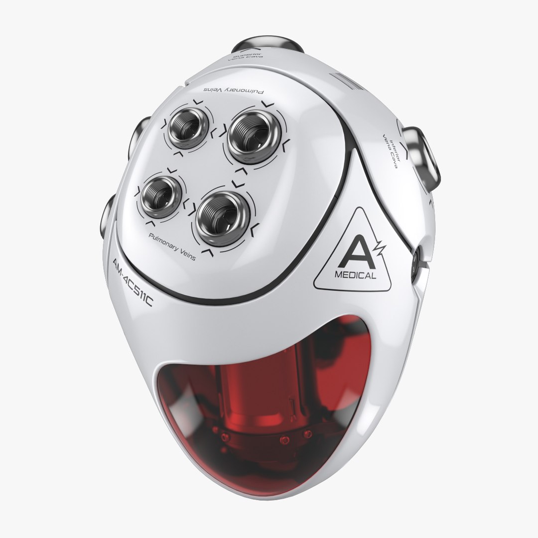 Cyber Heart 3 Organized 3D Model - TurboSquid 1586232