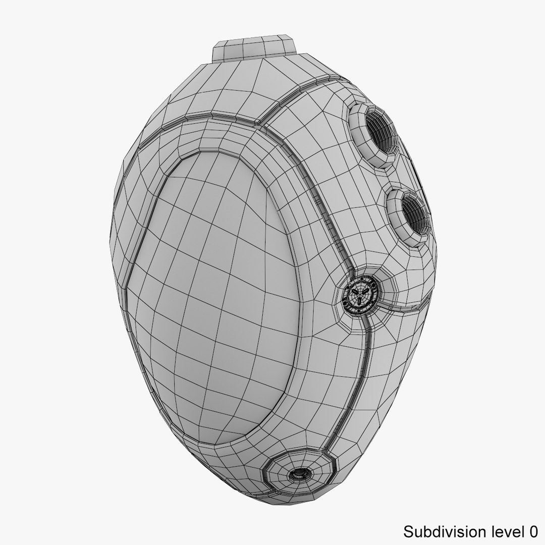 Cyber Heart 3 Organized 3D Model - TurboSquid 1586232