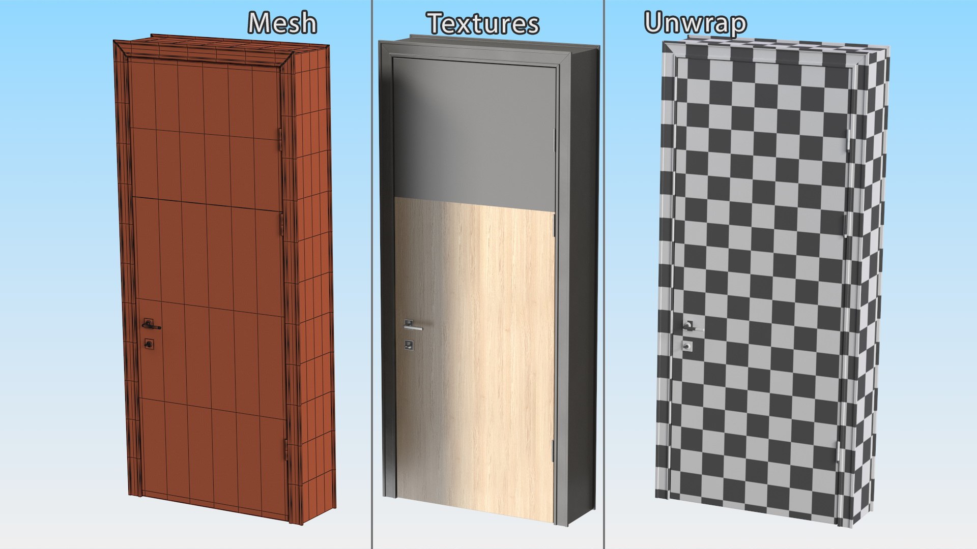 3D Model Classroom Door - TurboSquid 2070464