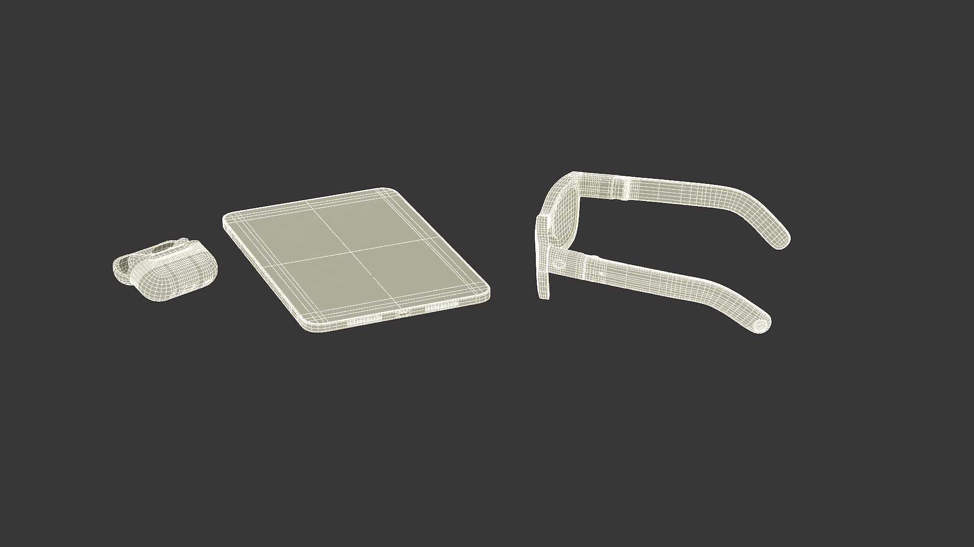 3D Model Augmented Reality Glasses With Tablet And Earbuds - TurboSquid ...