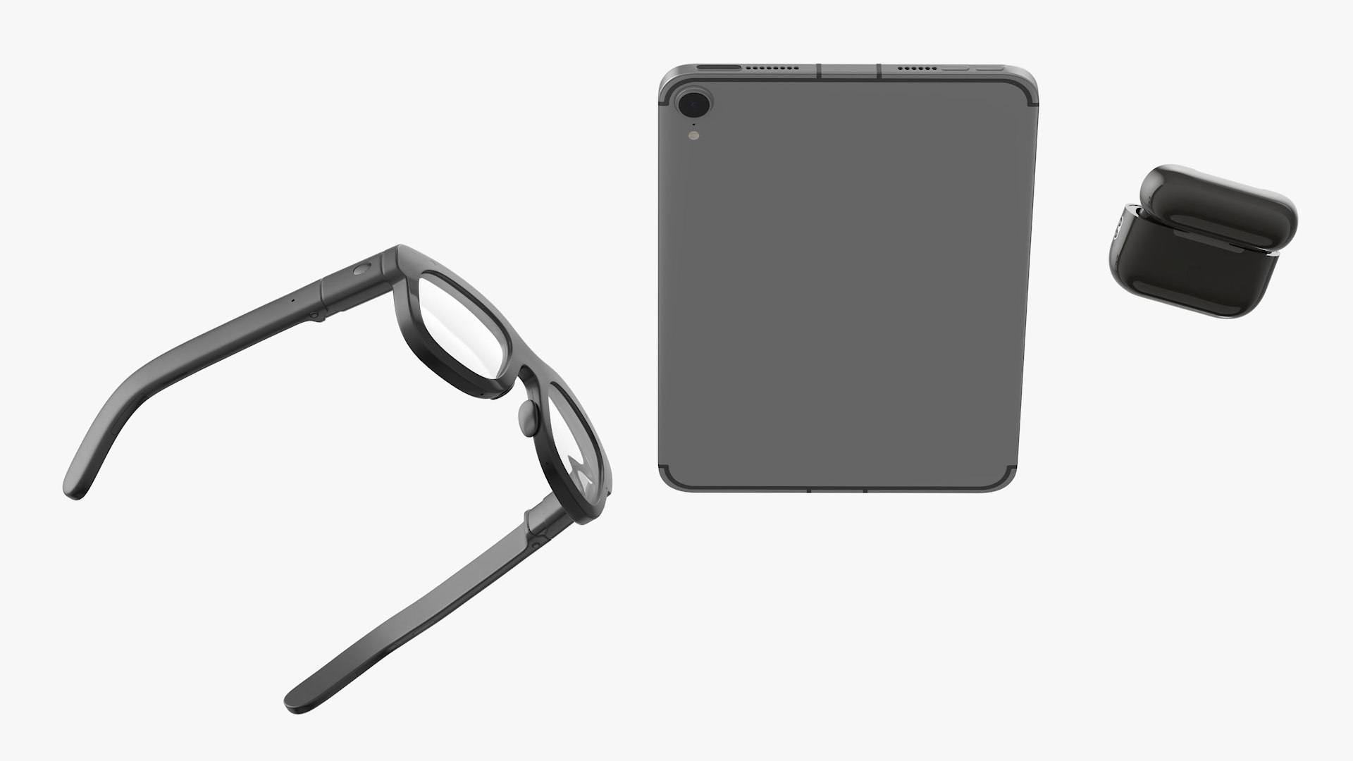 3D Model Augmented Reality Glasses With Tablet And Earbuds - TurboSquid ...