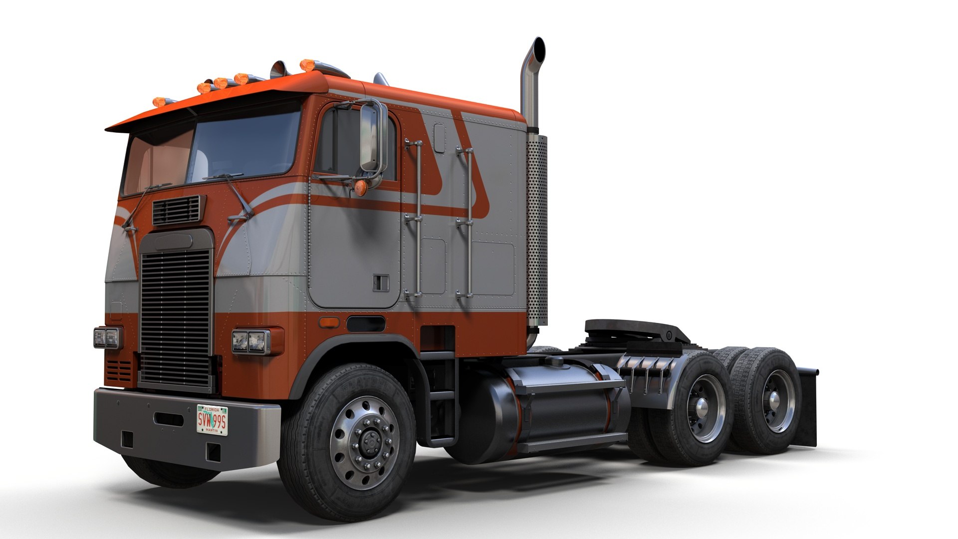 Freightliner FLT pbr 3D model - TurboSquid 1980287