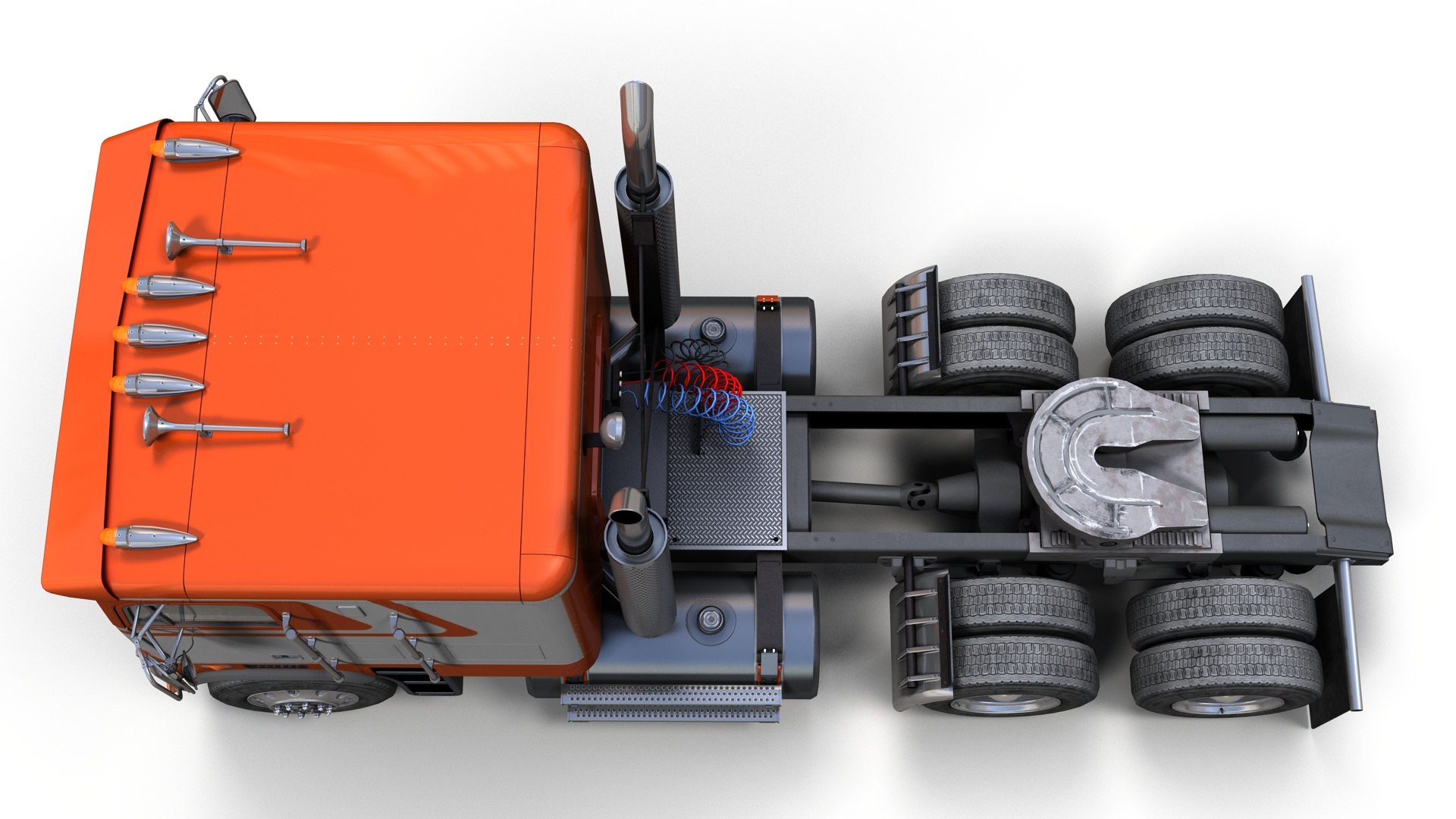 Freightliner FLT Pbr 3D Model - TurboSquid 1980287