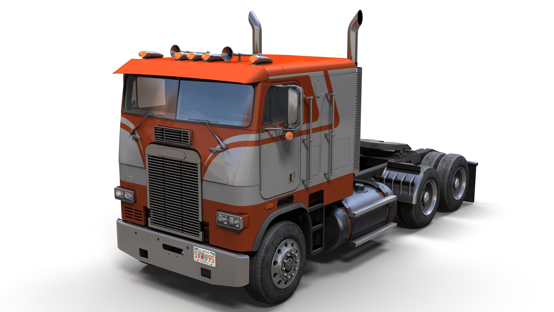 Freightliner FLT Pbr 3D Model - TurboSquid 1980287