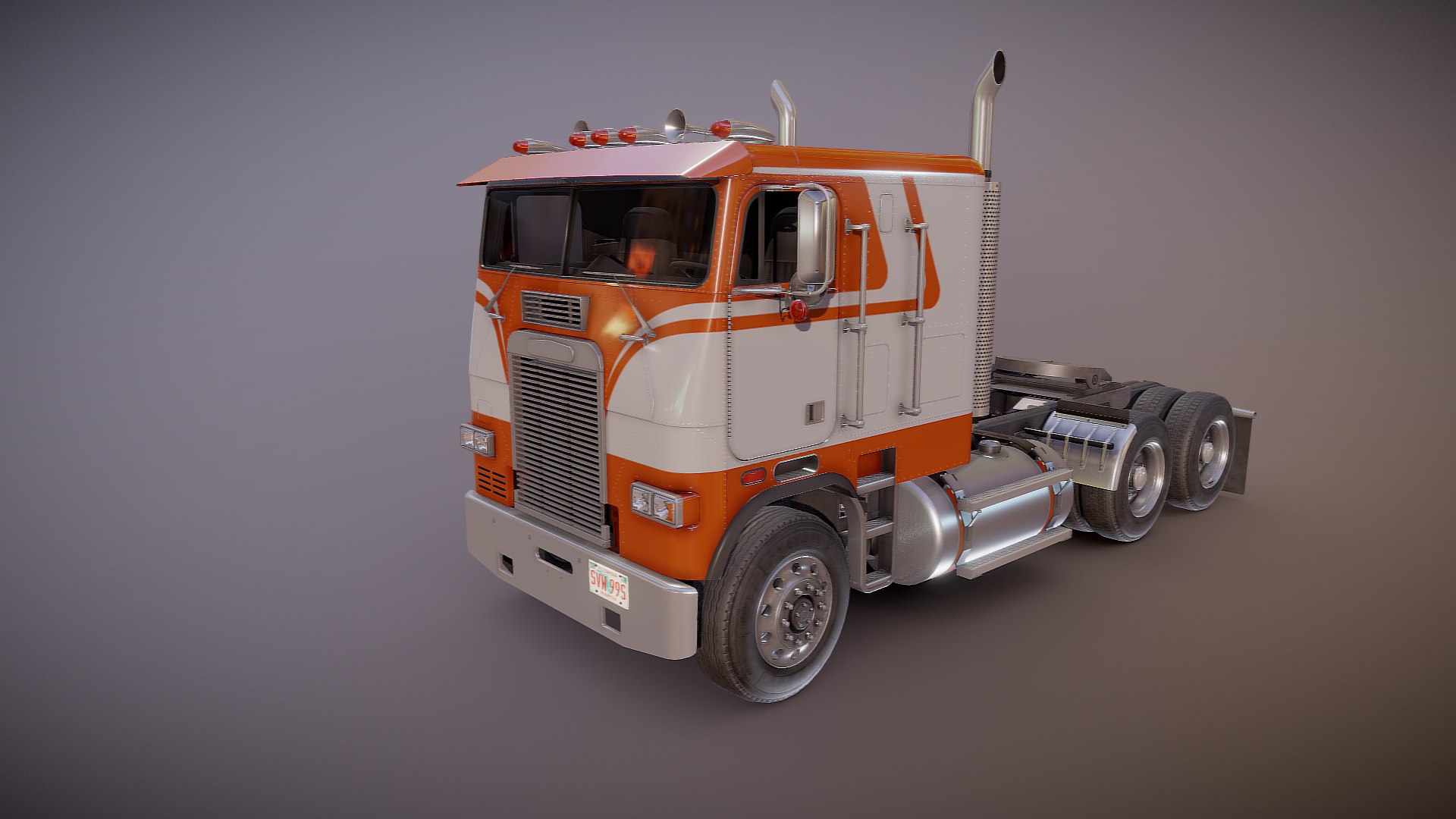 Freightliner FLT pbr 3D model - TurboSquid 1980287