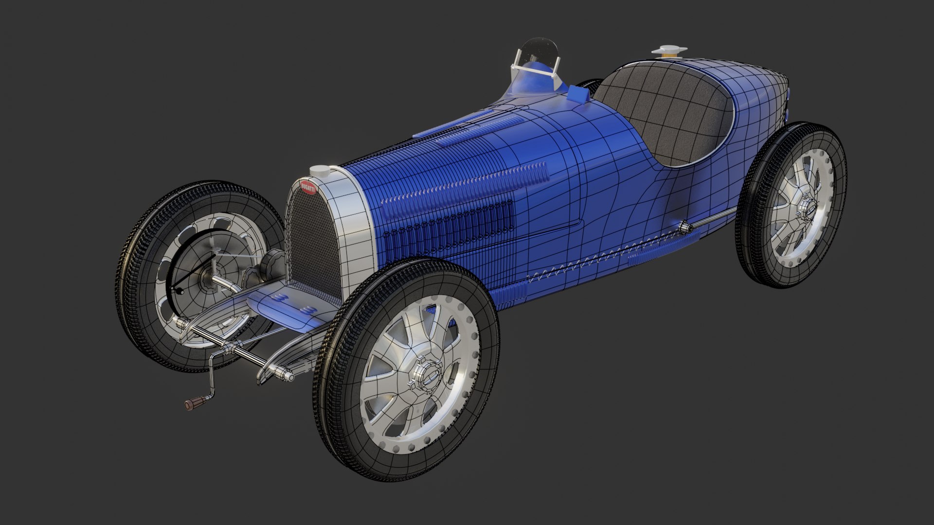 Bugatti type 35b 3D model - TurboSquid 1756989