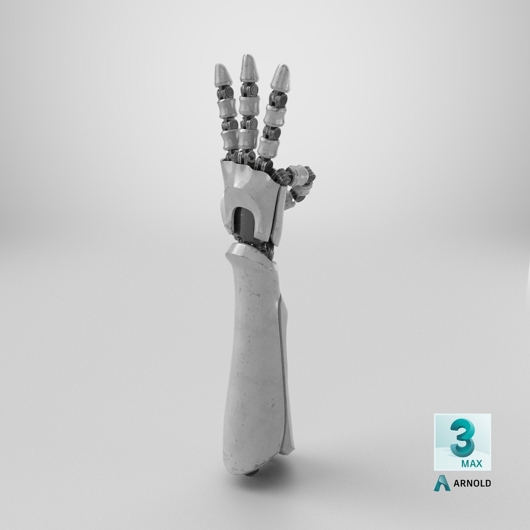 3D Robot Hand - Photorealistic 3D Model 8K PBR V-Ray Model - TurboSquid ...