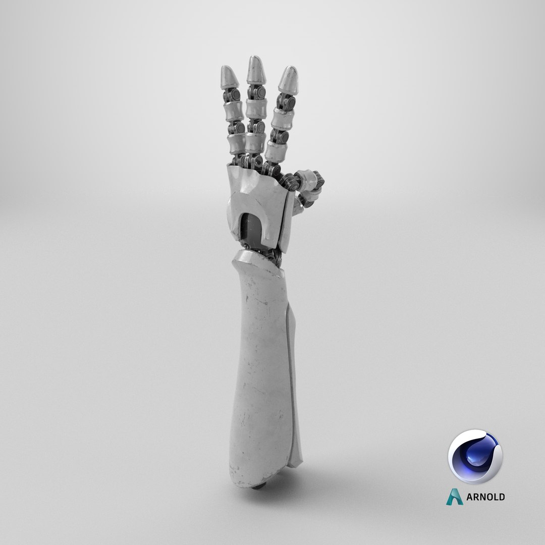 3D Robot Hand - Photorealistic 3D Model 8K PBR V-Ray Model - TurboSquid ...