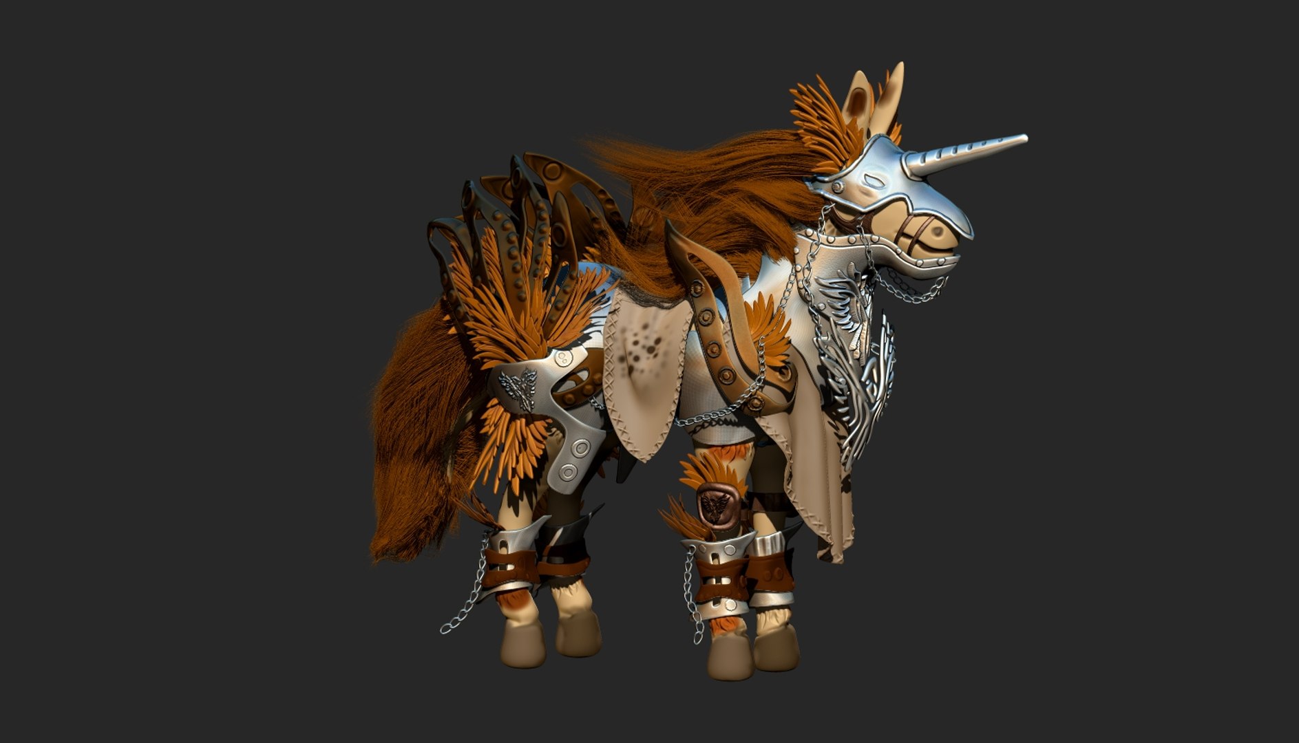 3D Unicorn Model - TurboSquid 1871981