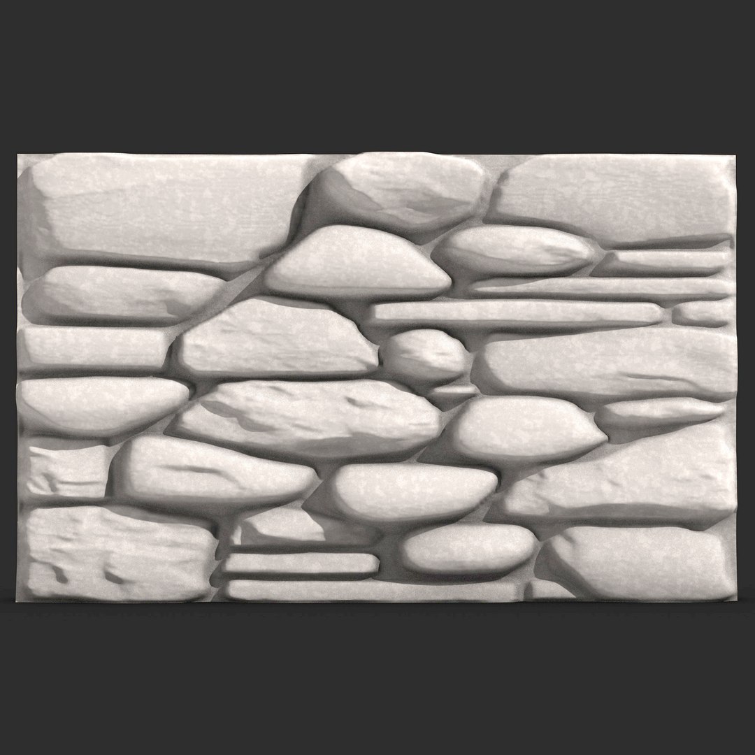 Stone Wall 7 3D Model - TurboSquid 2295353