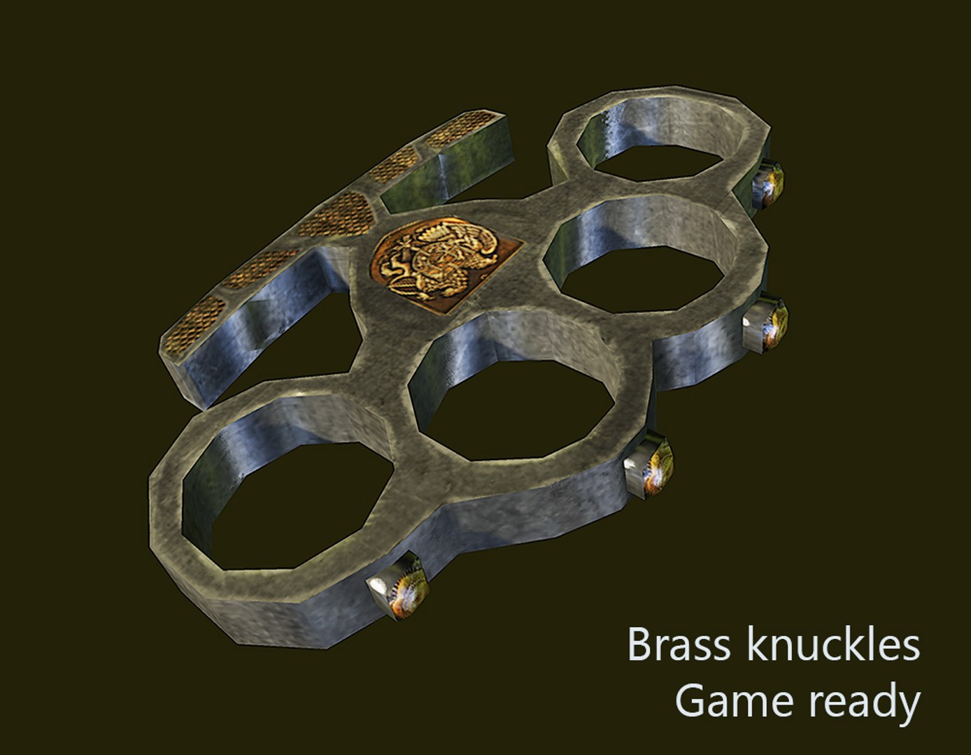Brass Knucles 3d Model