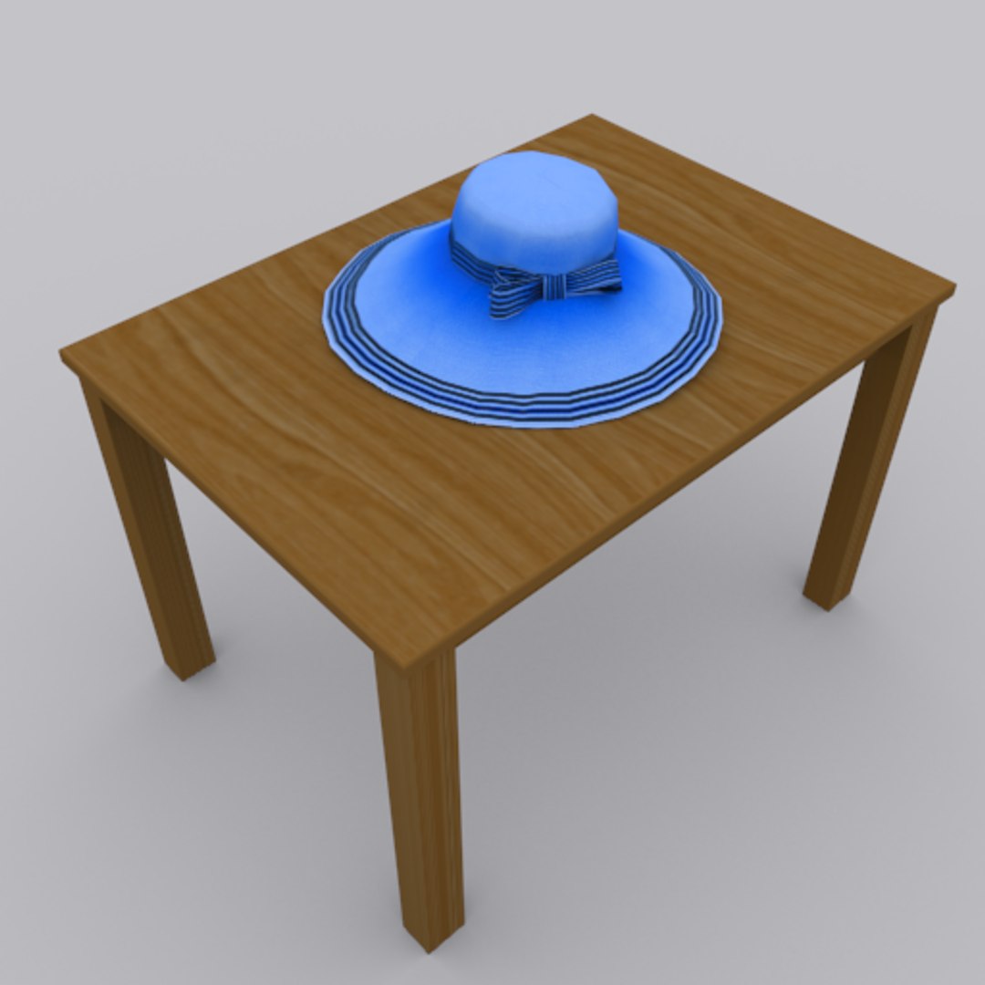 Cap Modeled Blender 3d 3ds