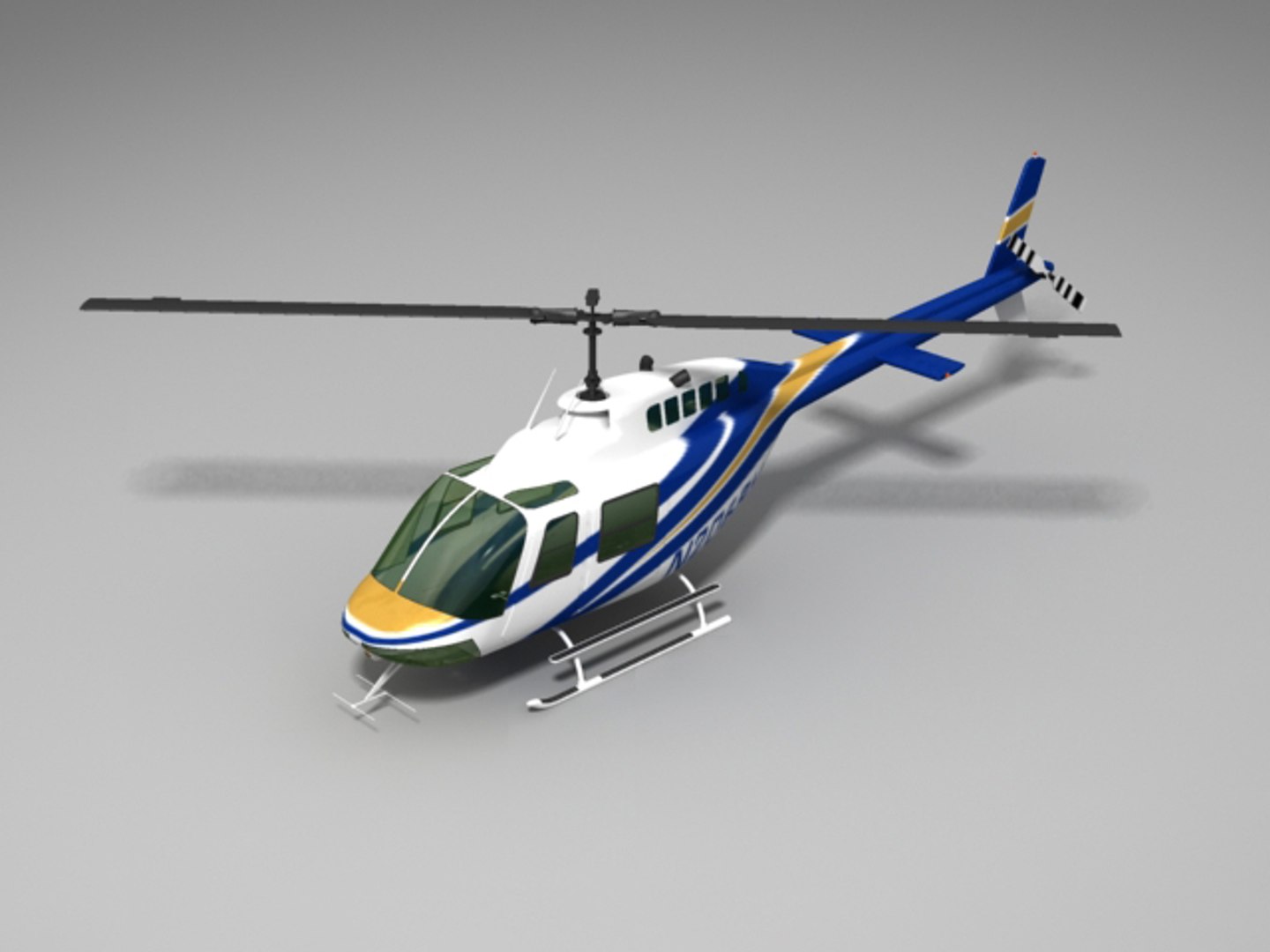 3ds helicopter 01
