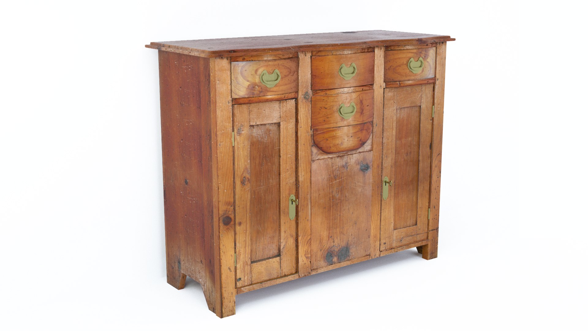3D Antique Dresser - TurboSquid 1984008