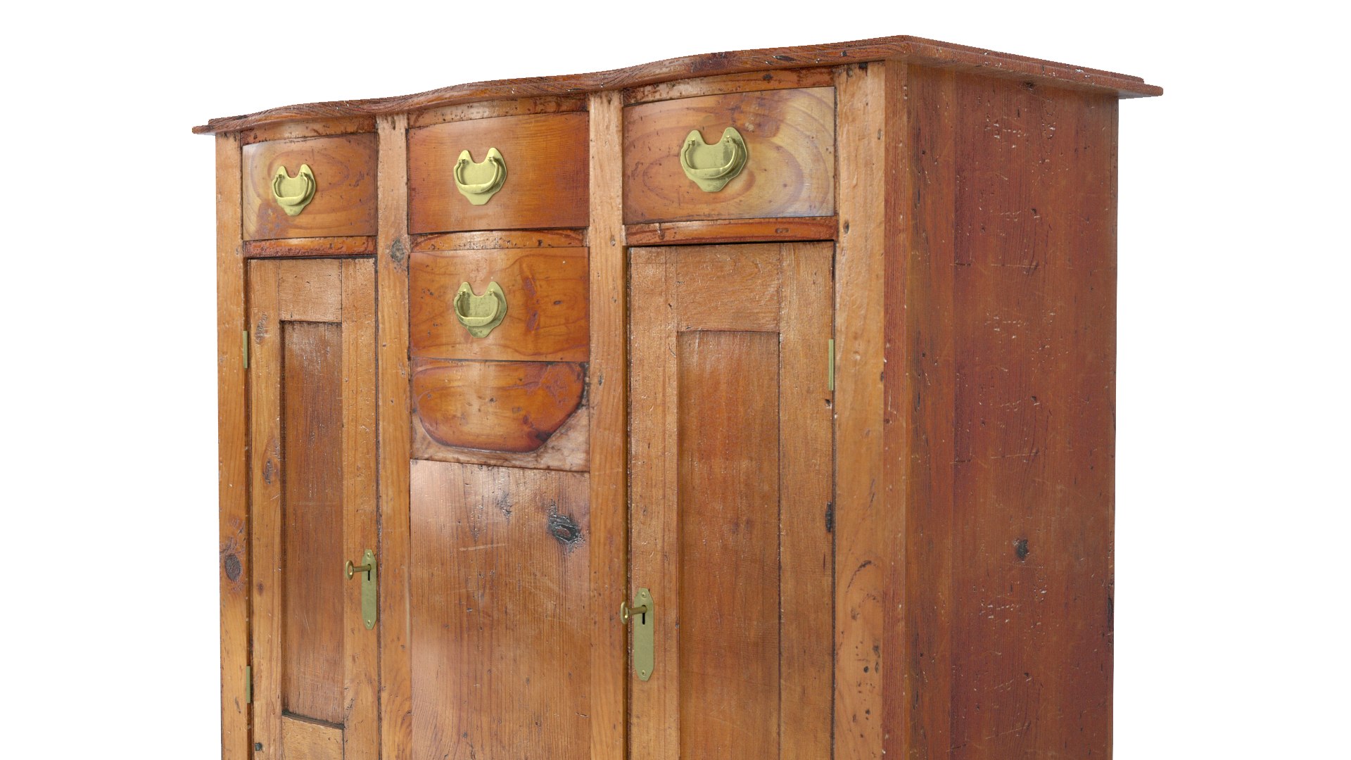 3D Antique Dresser - TurboSquid 1984008
