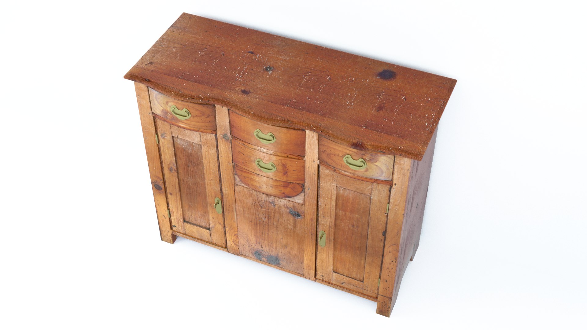 3D Antique Dresser - TurboSquid 1984008