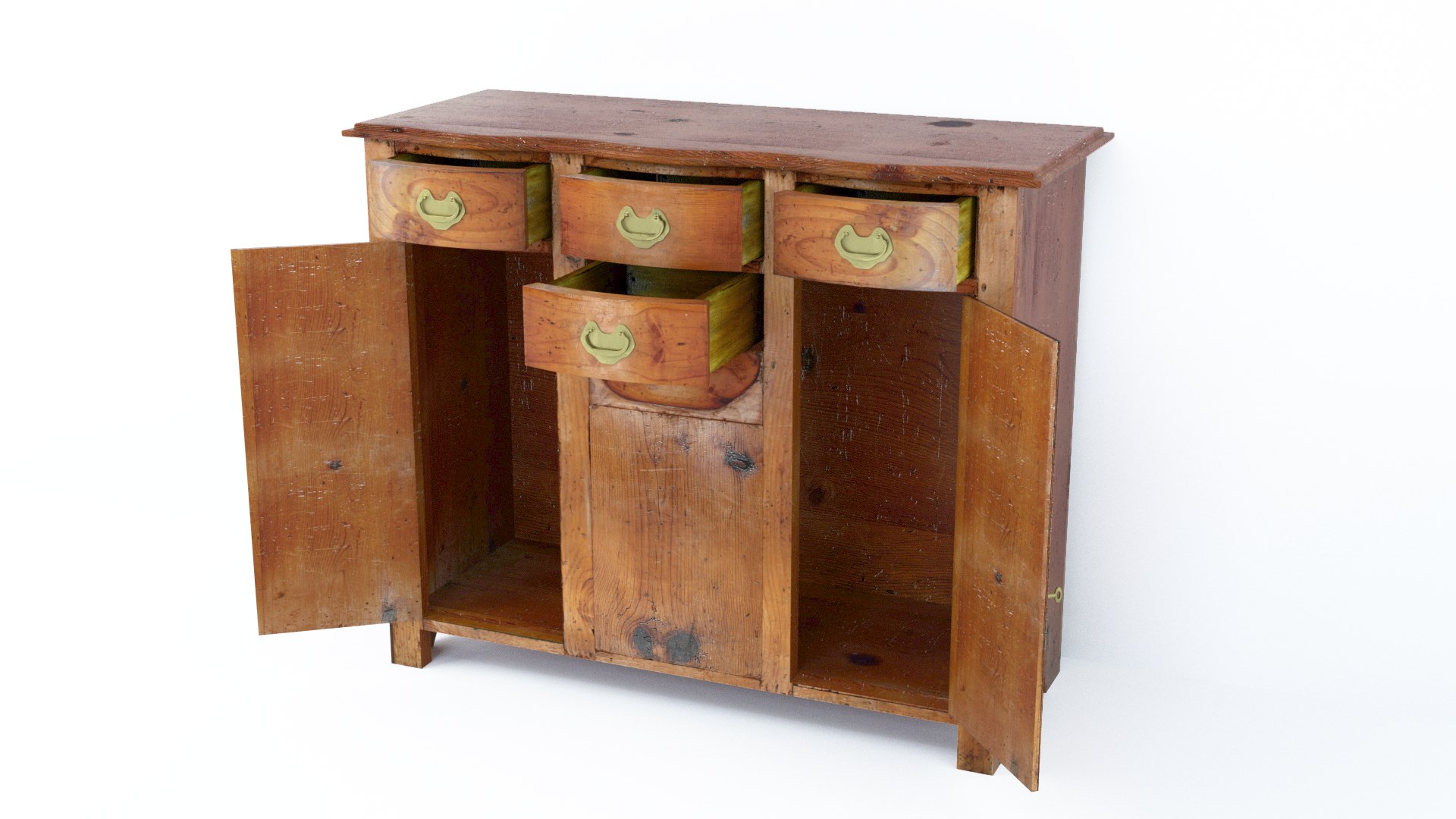 3D Antique Dresser - TurboSquid 1984008
