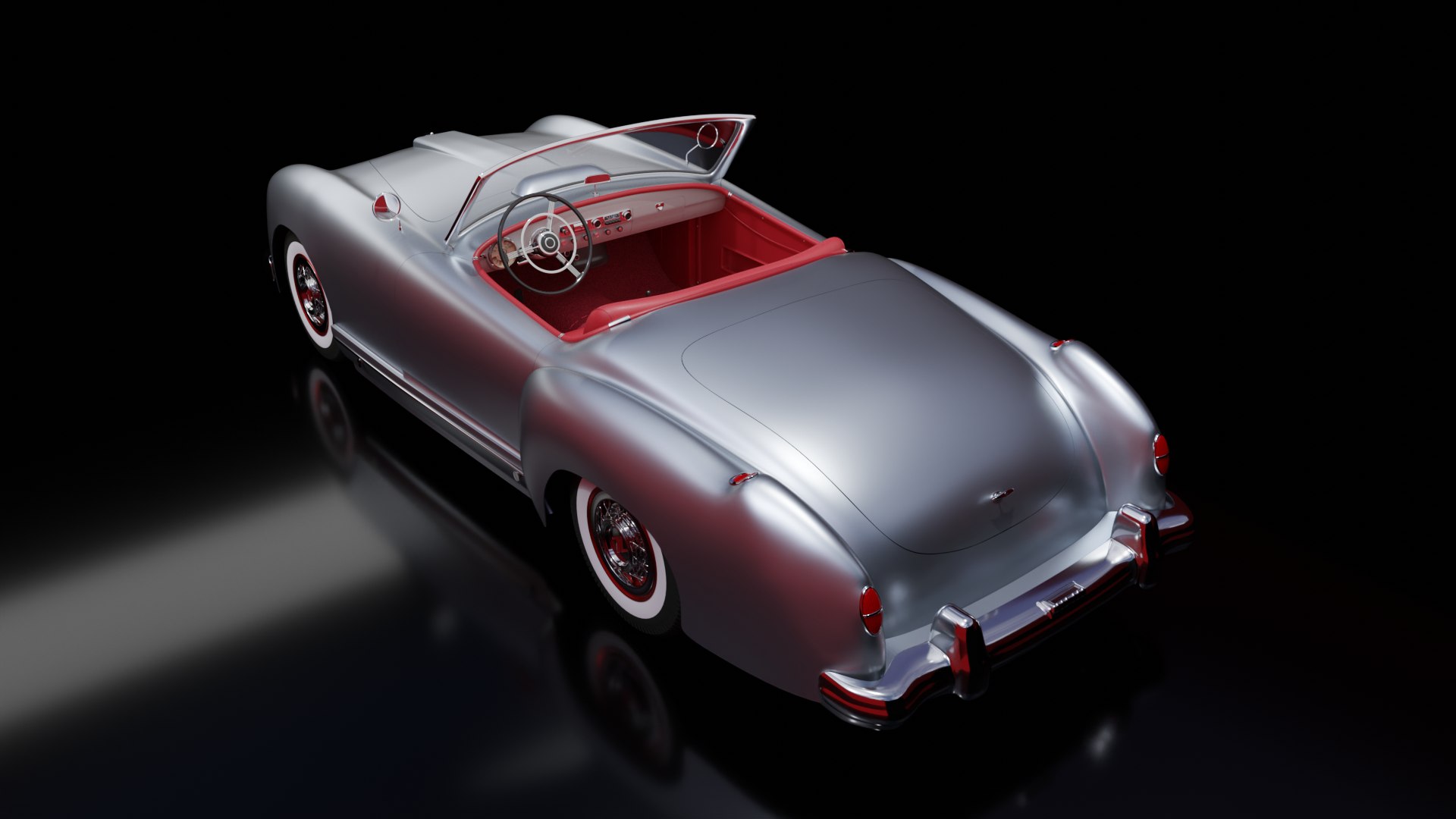 3D Nash Healey Pininfarina Roadster 1952-1953 Rigged 3D Model Model ...