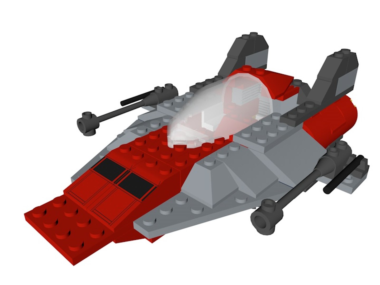 3D Model Lego A-wing Fighter - TurboSquid 1236935