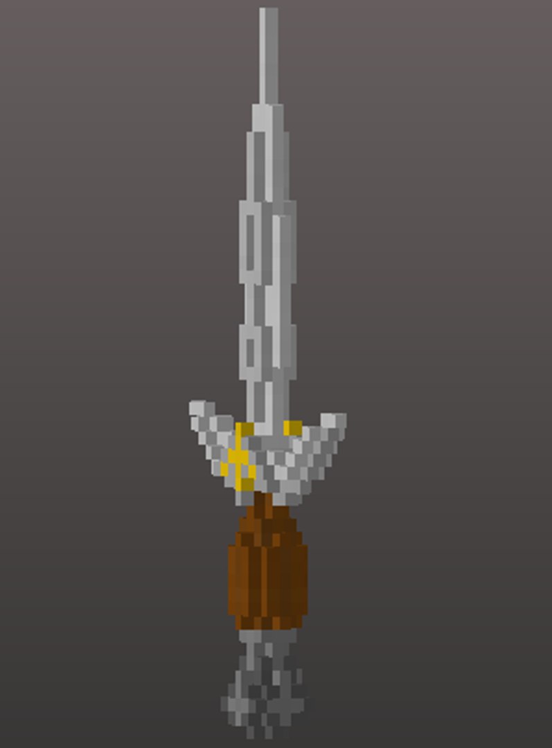 Voxel Dagger 3D Model | 1143685 | TurboSquid