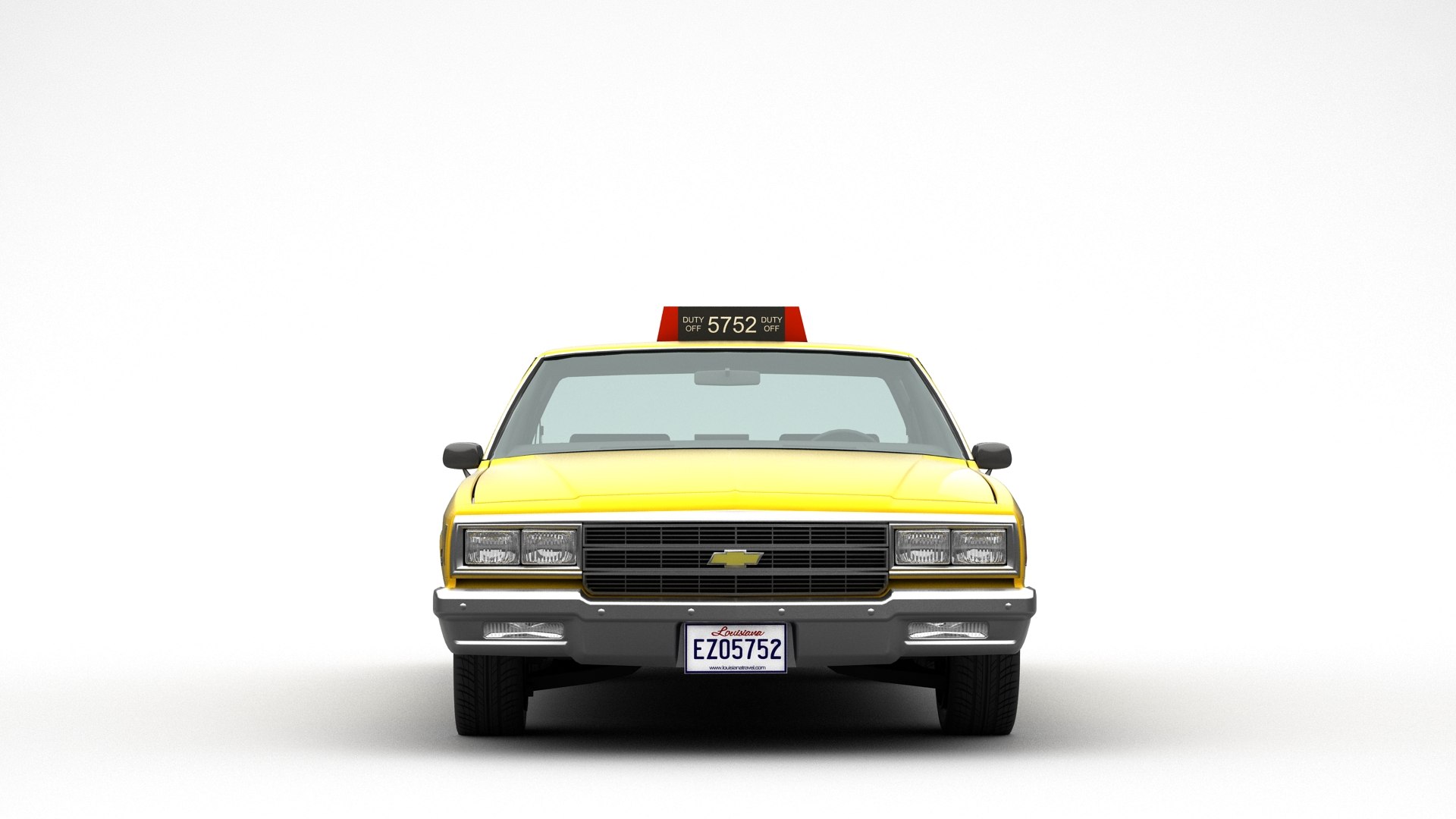3D Chevrolet Impala Taxi - TurboSquid 2010767