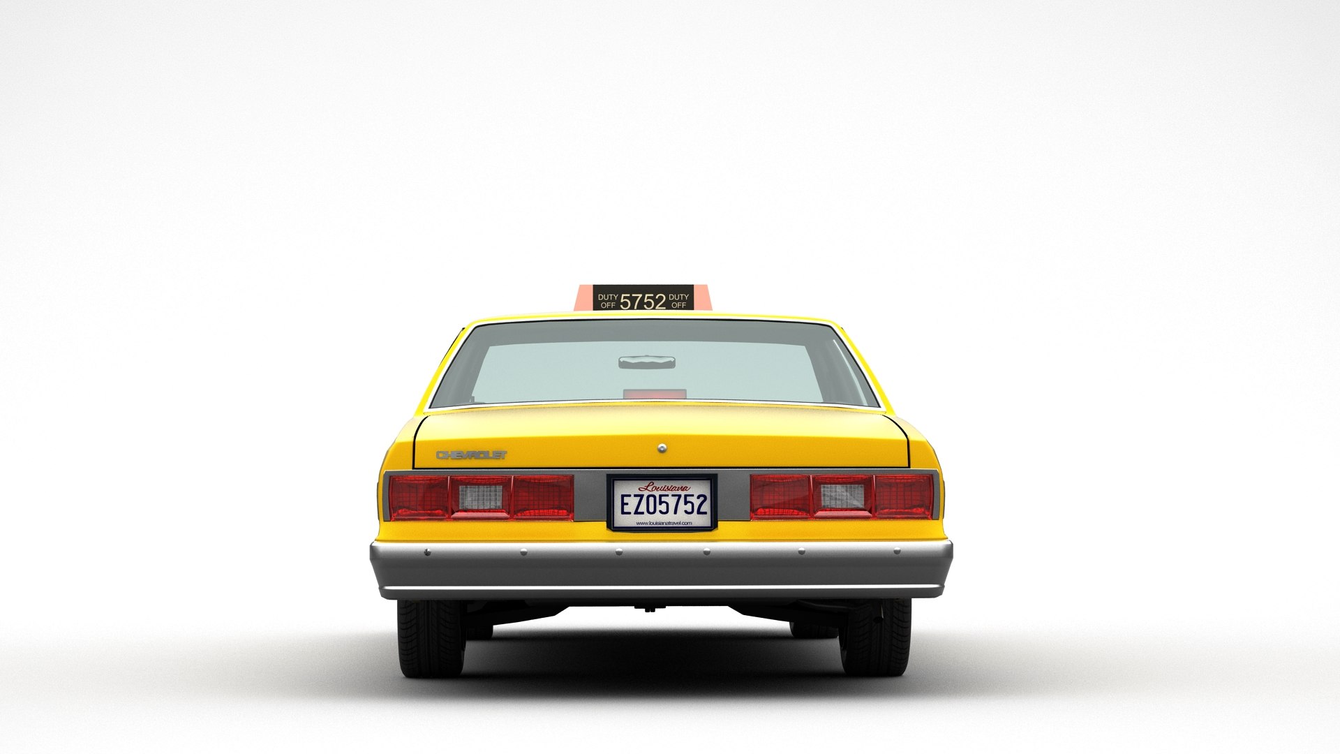 3D Chevrolet Impala Taxi - TurboSquid 2010767