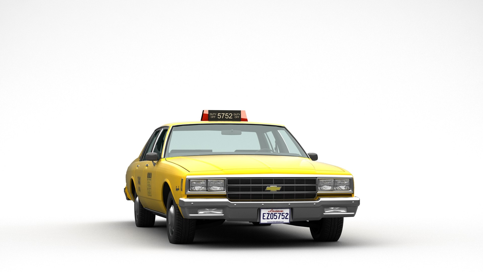 3D Chevrolet Impala Taxi - TurboSquid 2010767
