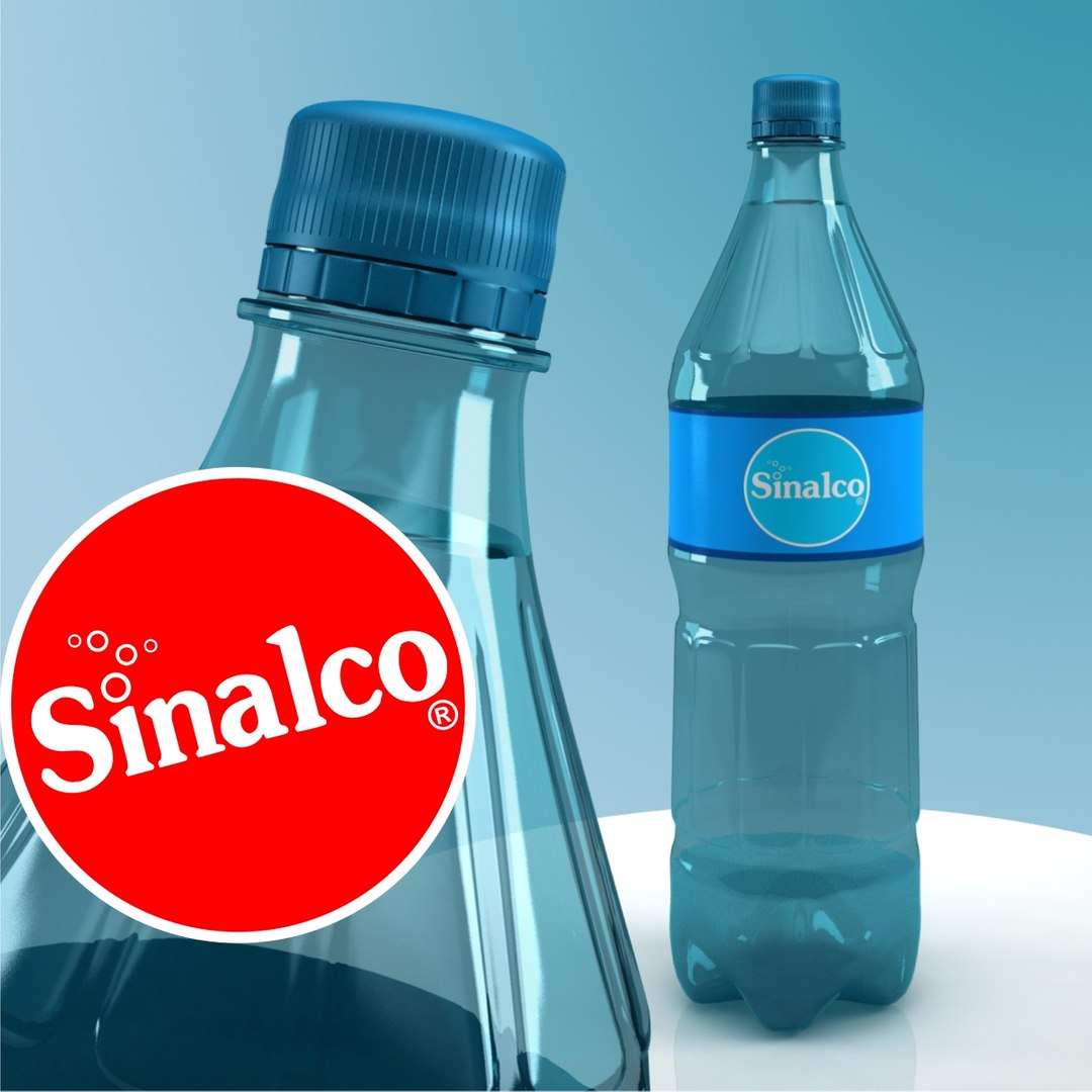 sinalco soda bottle 3d max