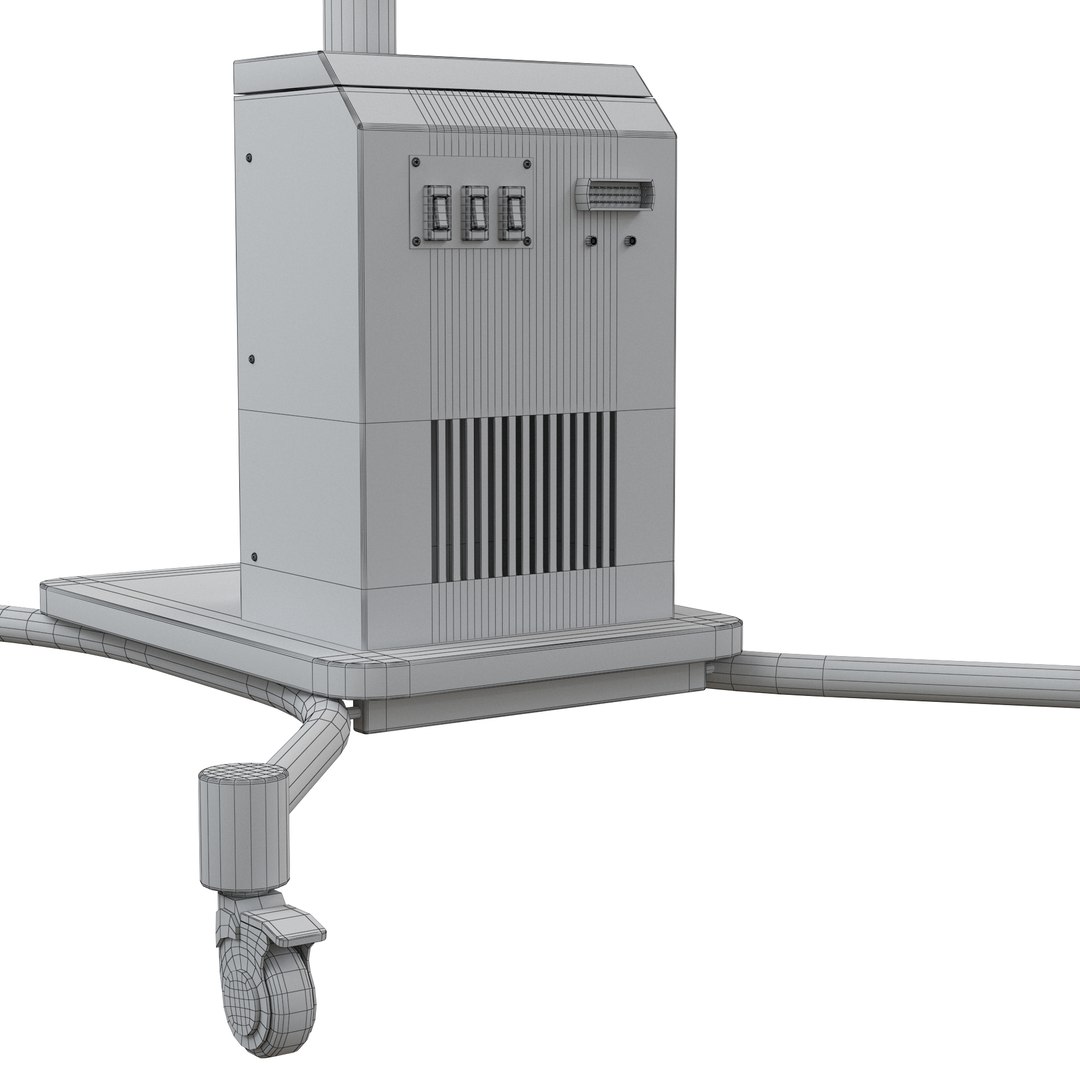 Surgical Lamp HYLED 9500M Model - TurboSquid 1996962