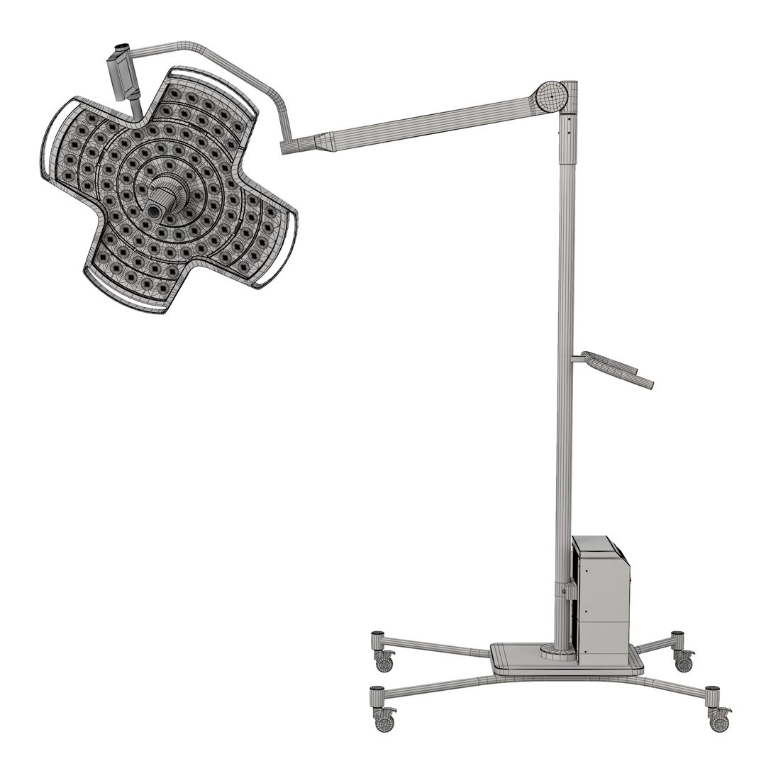 Surgical Lamp HYLED 9500M Model - TurboSquid 1996962