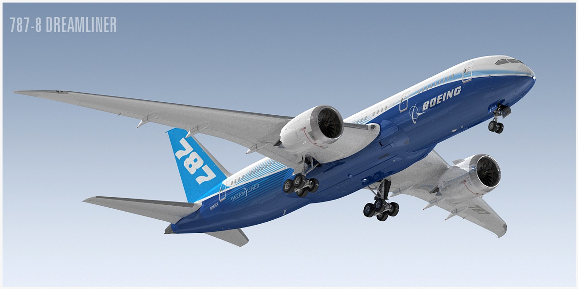 3D Boeing 787 Dreamliner Family - TurboSquid 1475968