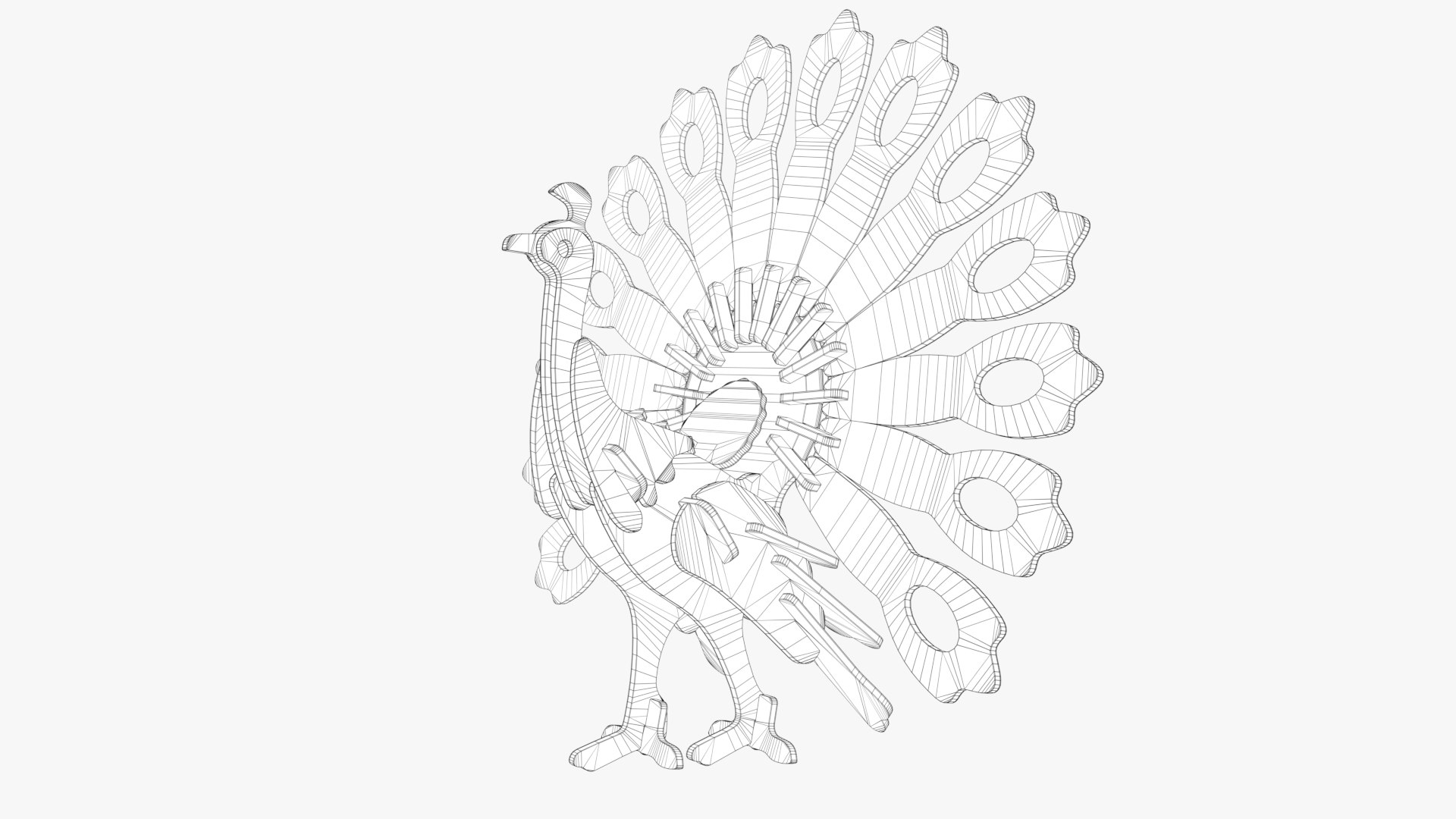 3D Peacock Laser Cut Animation Model - TurboSquid 1600288