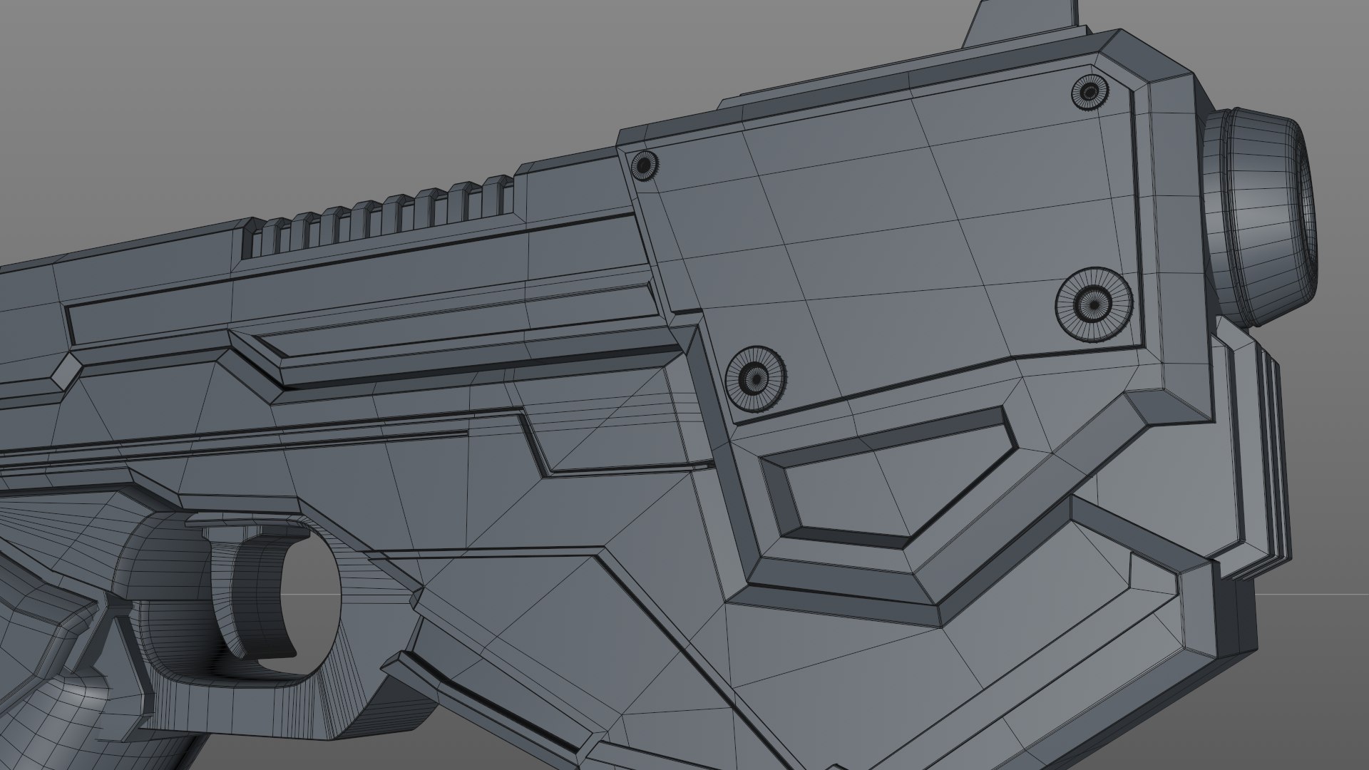 Sci Fi Gun Model - TurboSquid 1585889