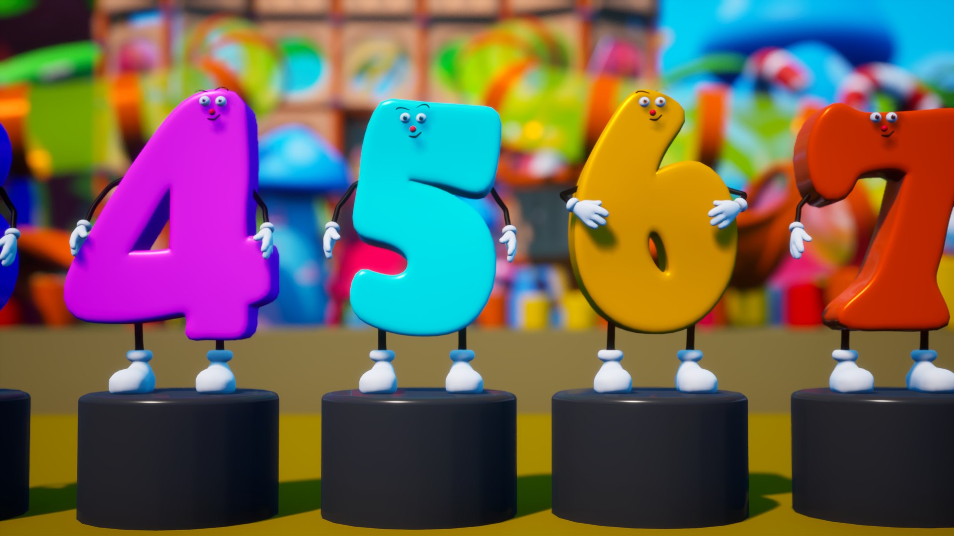 Numbers Rigged 3D Model 3D Model - TurboSquid 2250275