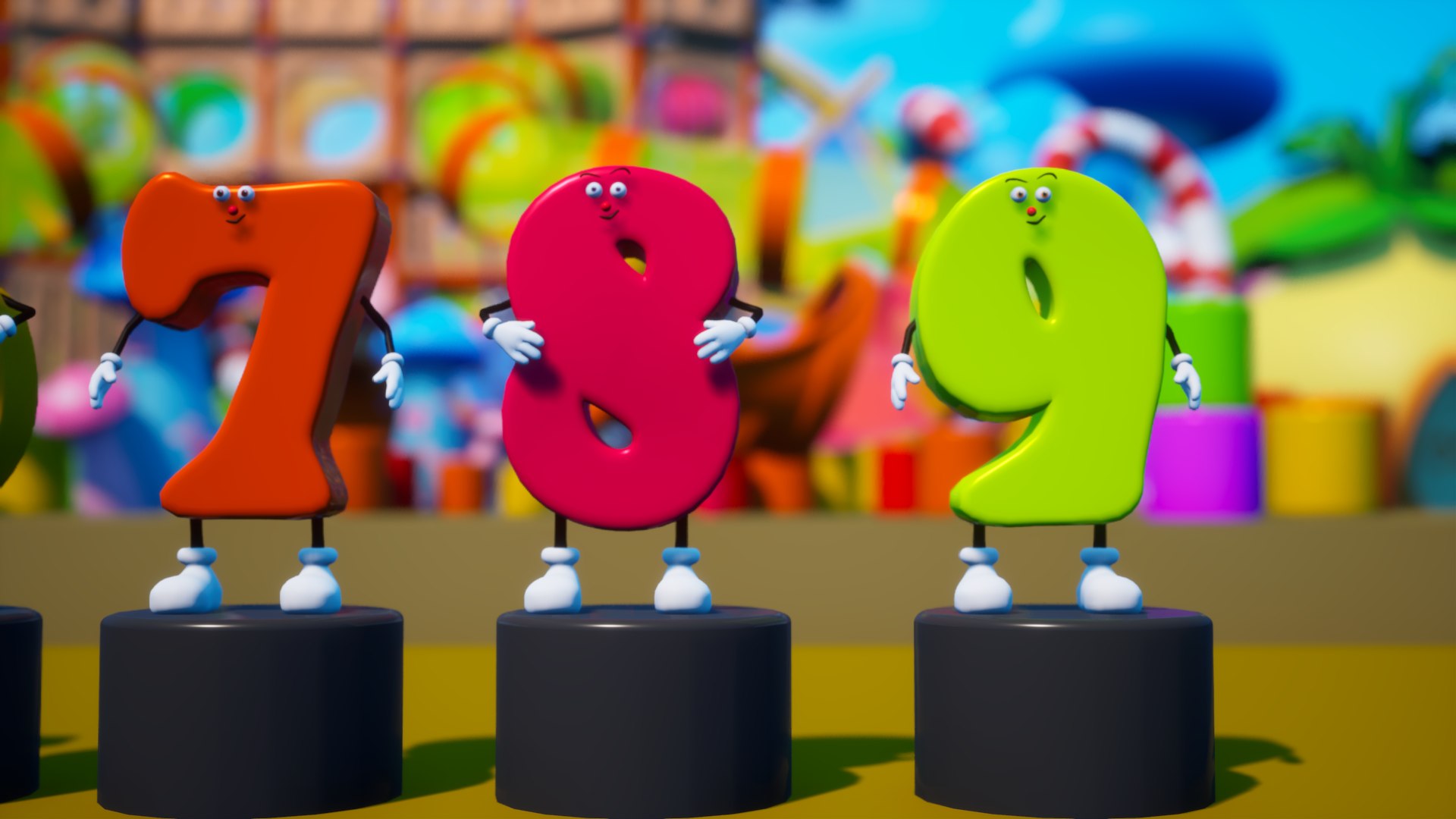 Numbers Rigged 3D Model 3D Model - TurboSquid 2250275