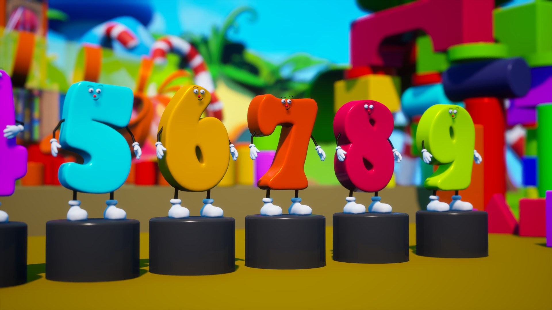 Numbers Rigged 3D Model 3D Model - TurboSquid 2250275